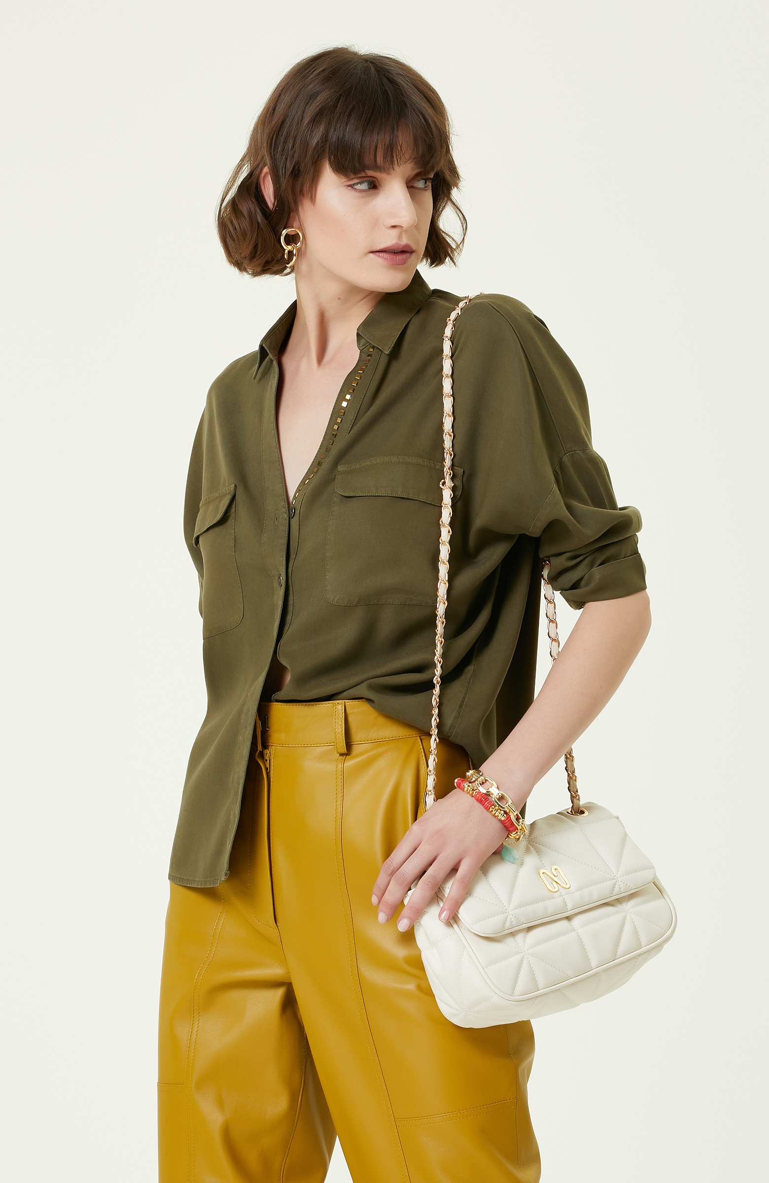 Basic Fit Haki Gömlek Basic Fit Haki Gömlek