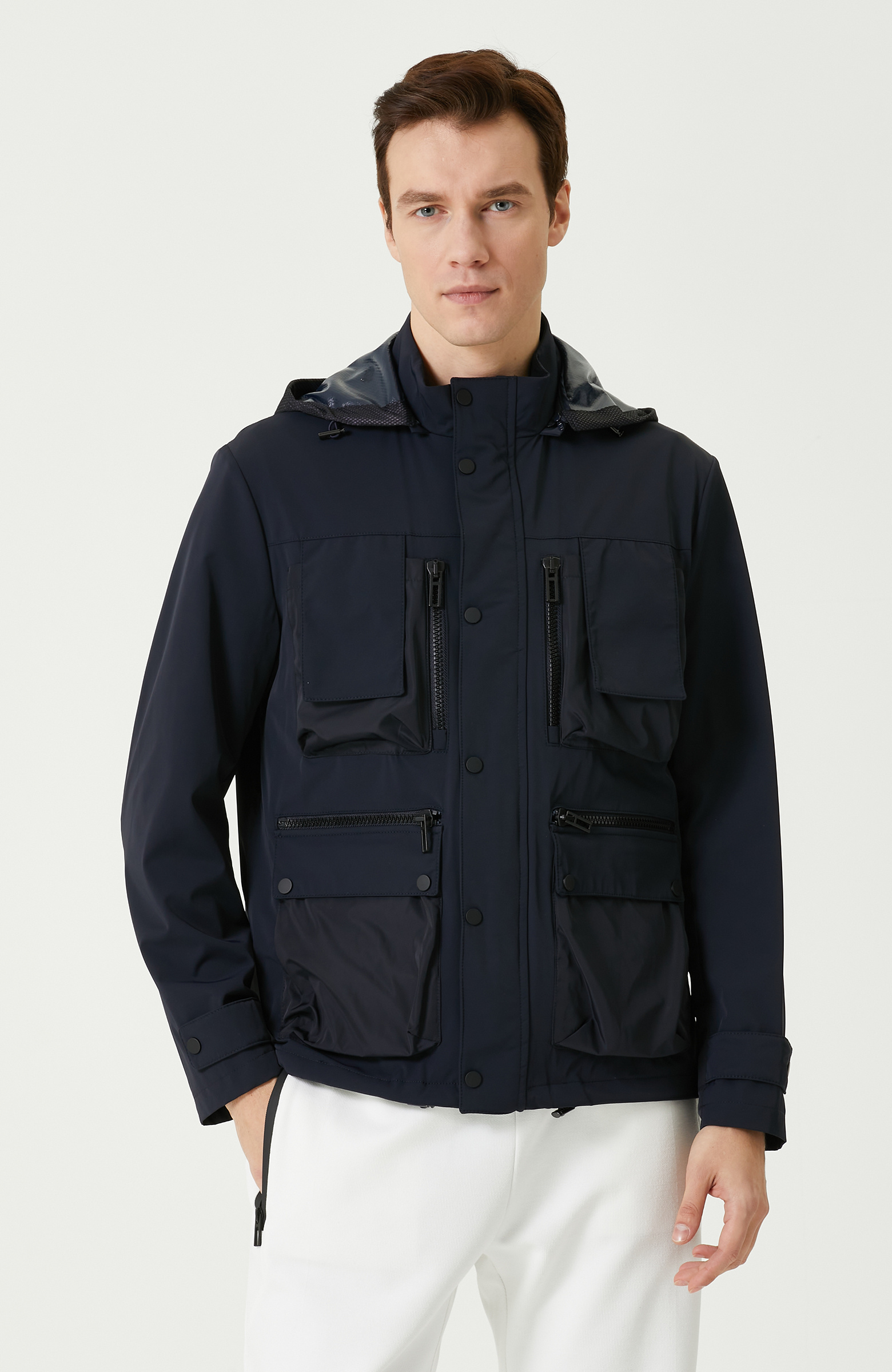 Slim Fit Lacivert Ceket