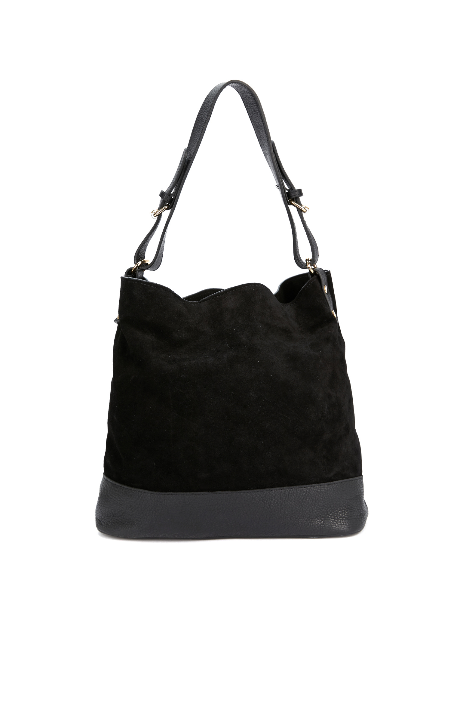 Siyah Kadın Deri Omuz Çantası