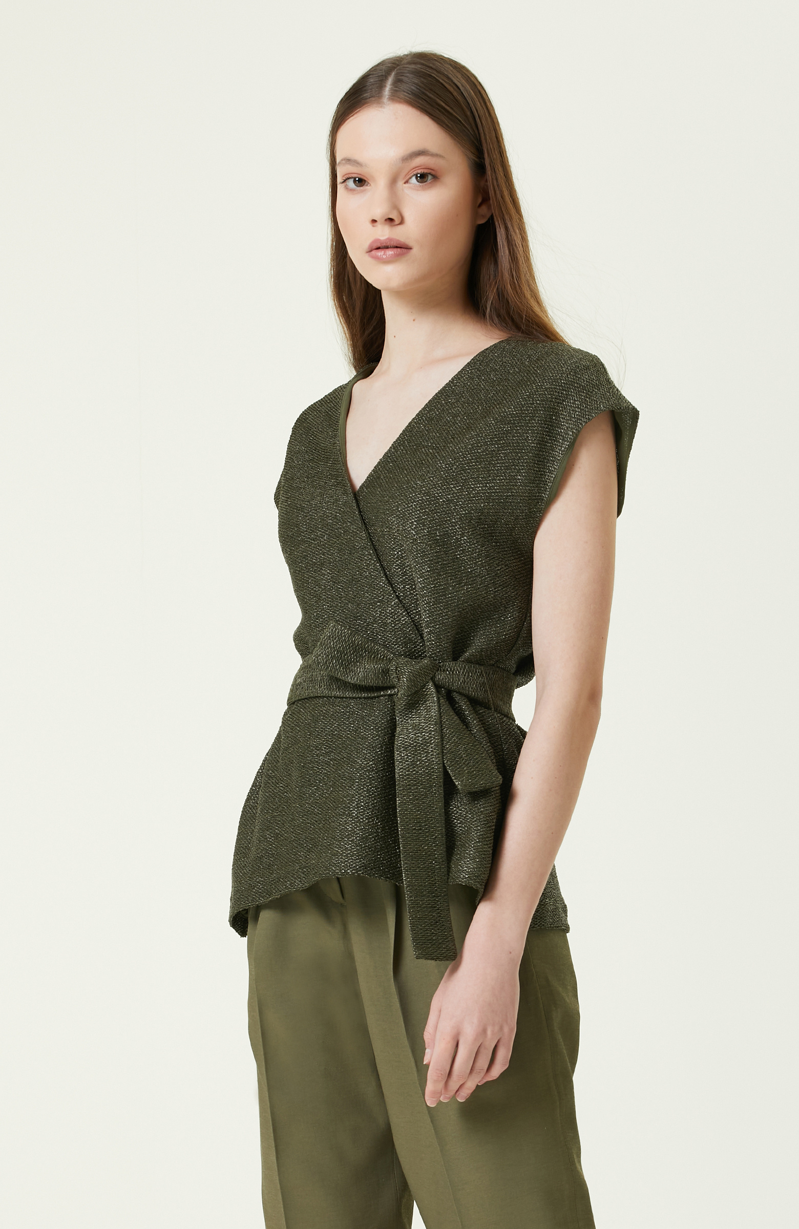 Regular Fit Haki Bluz