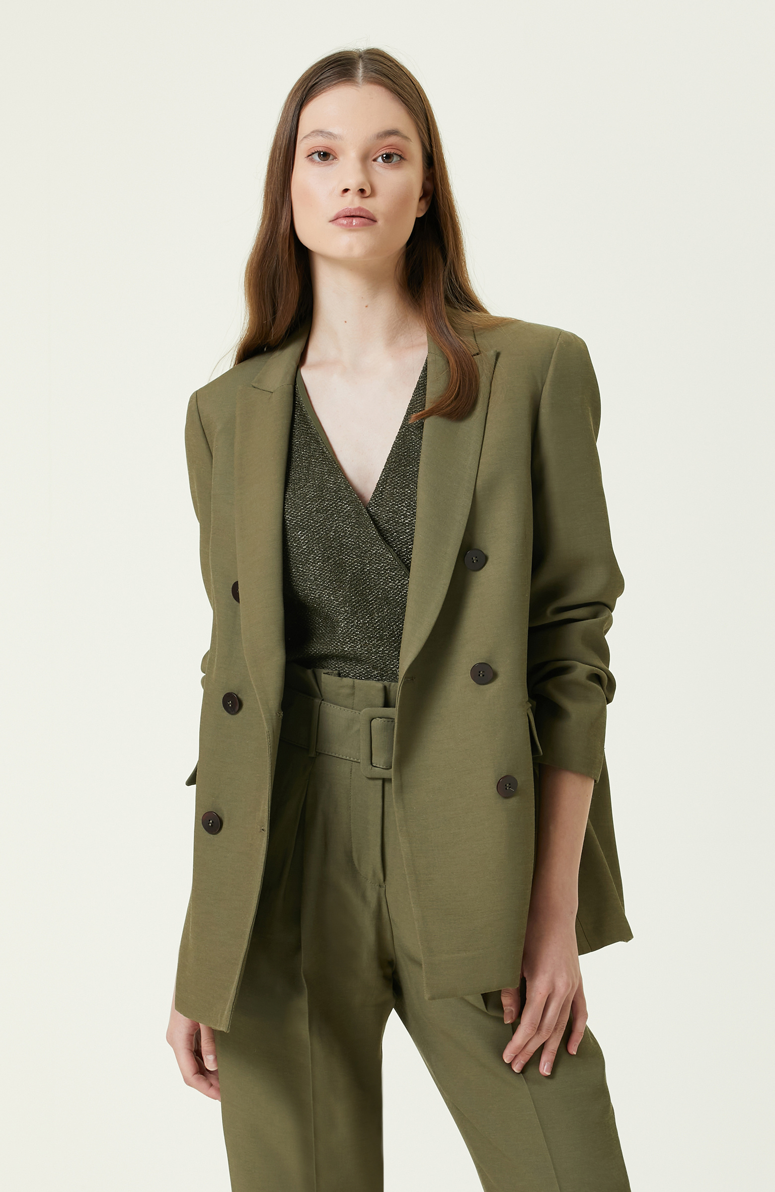 Regular Fit Haki Ceket