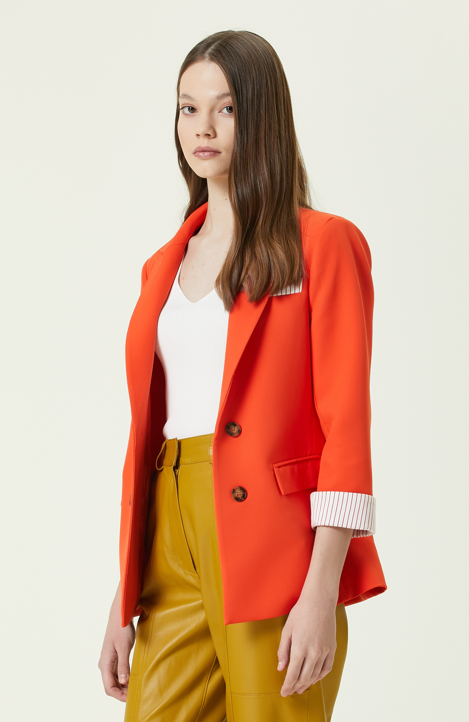 Regular Fit Nar Çiçeği Ceket