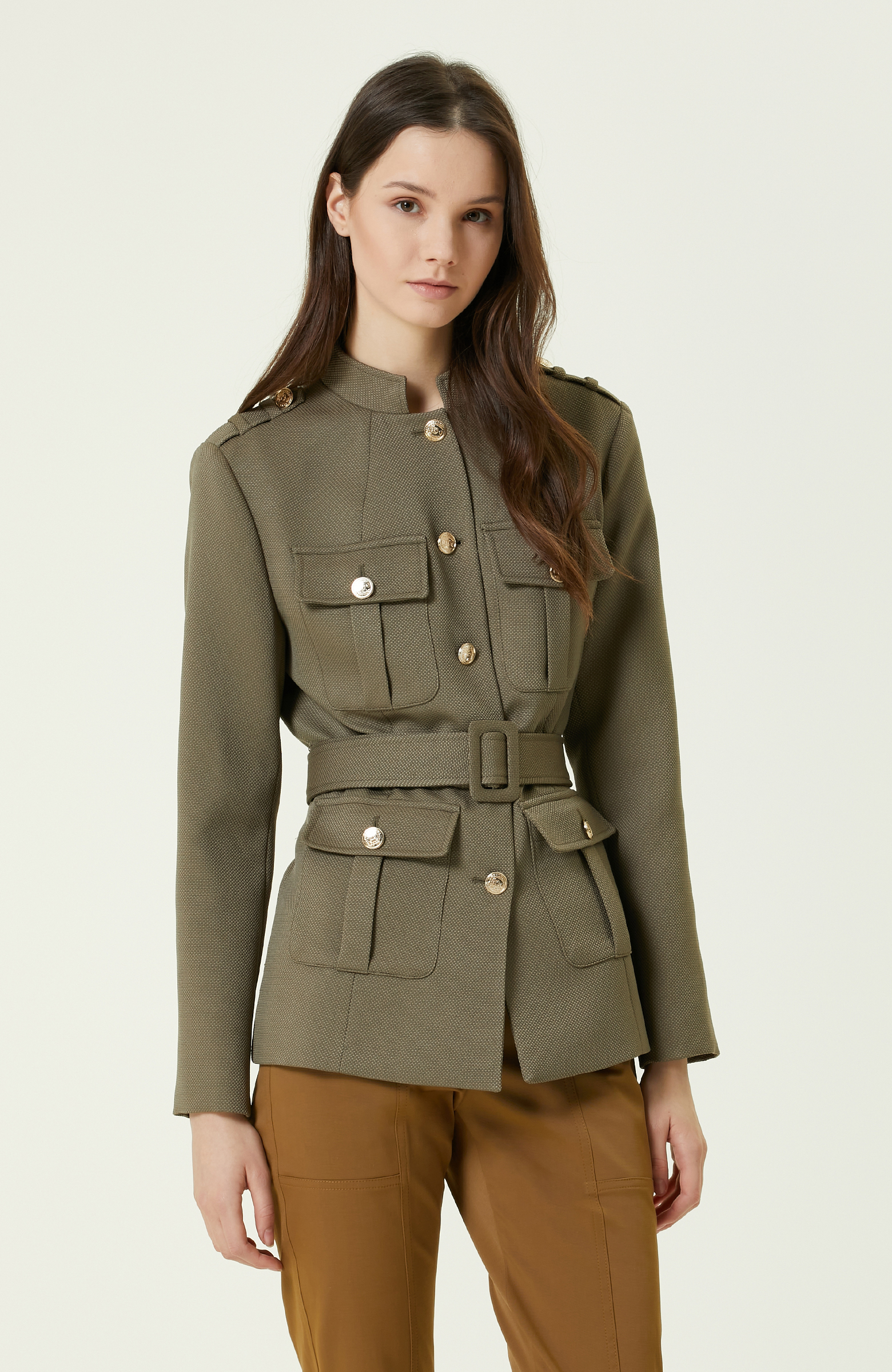 Regular Fit Haki Ceket