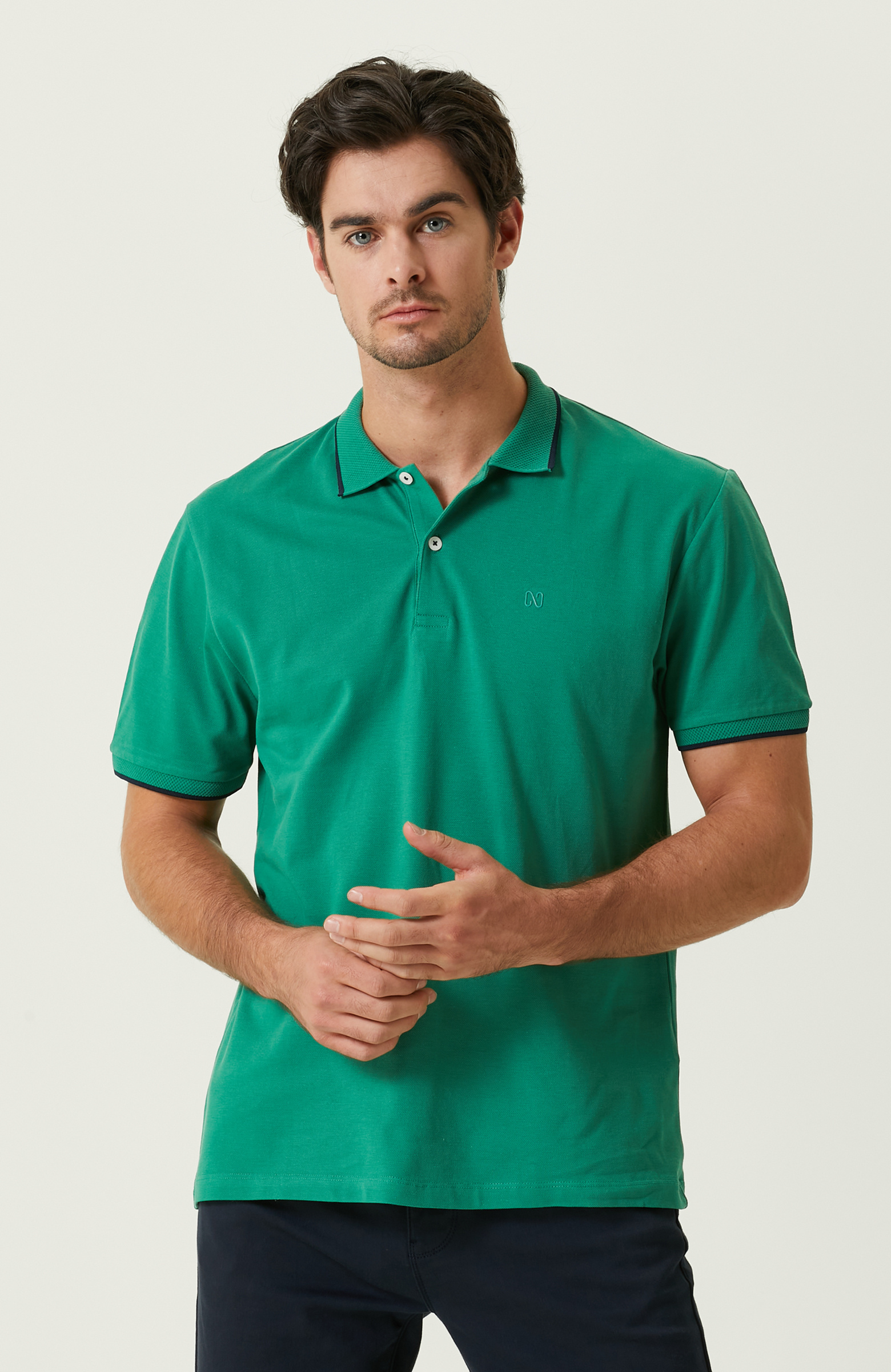 Yeşil Polo Yaka T-shirt
