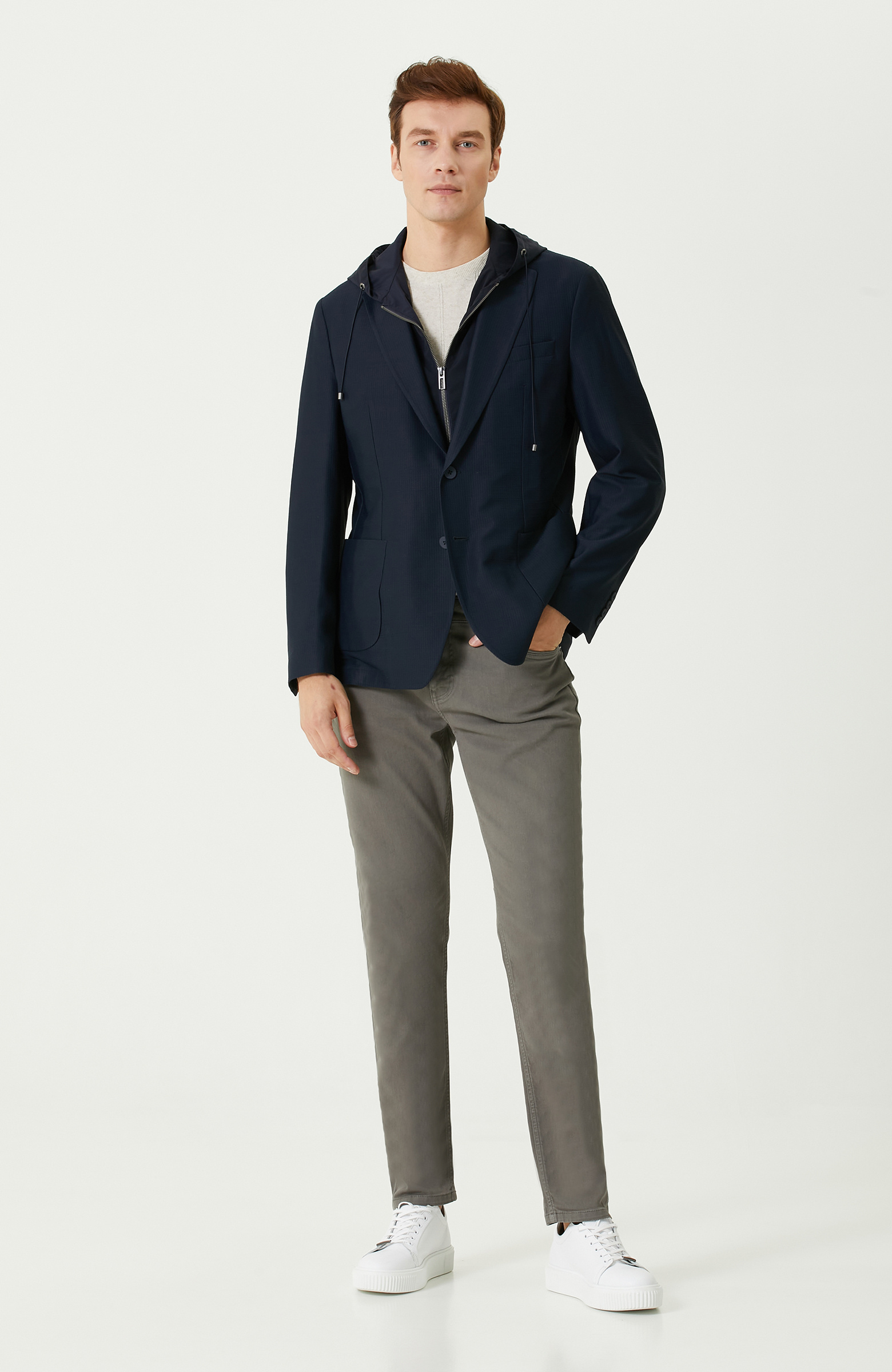 Slim Fit Haki Pantolon