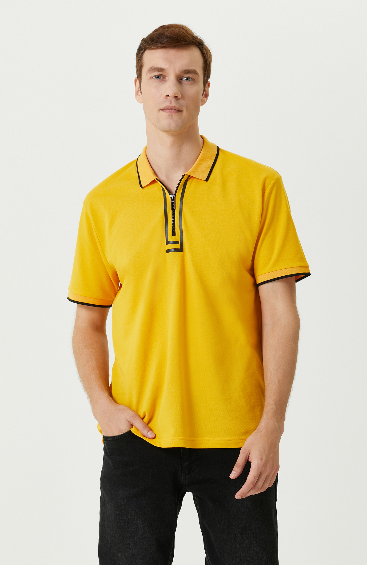 Safran Polo Yaka T-shirt Safran Polo Yaka T-shirt