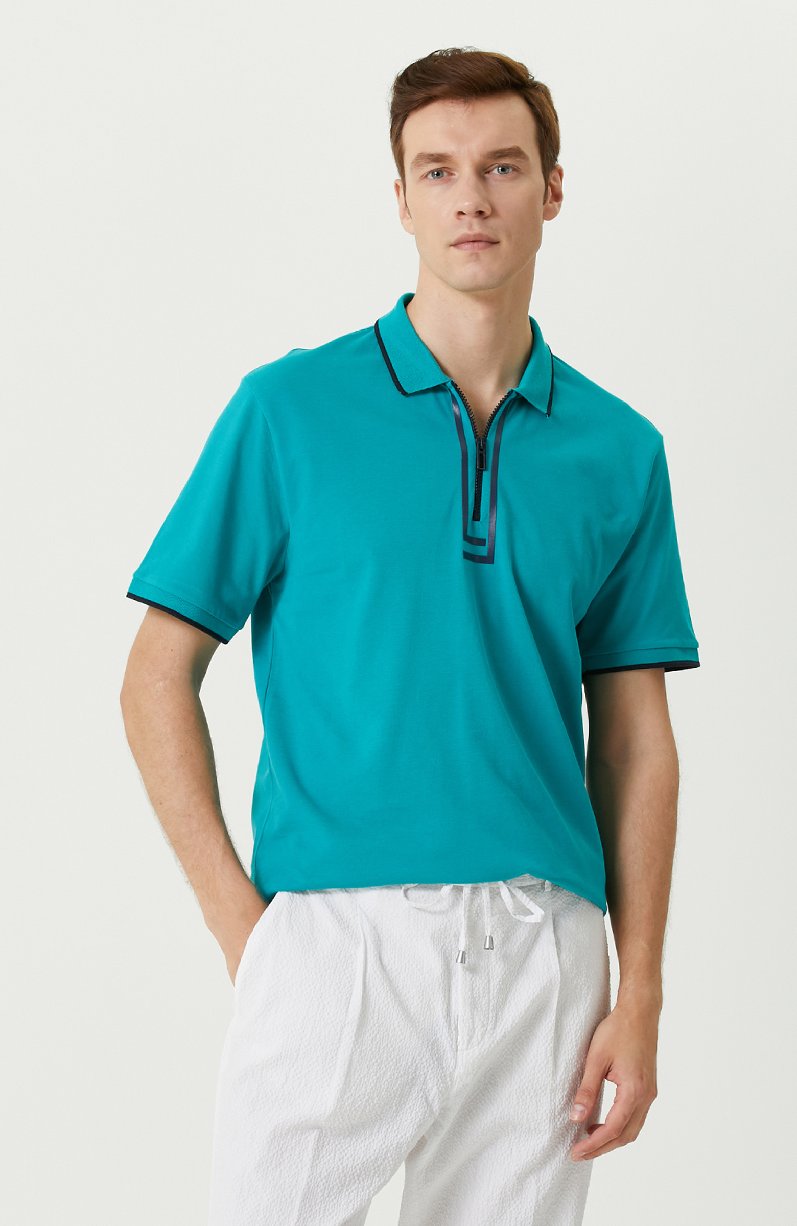 Slim Fit Yeşil T-shirt