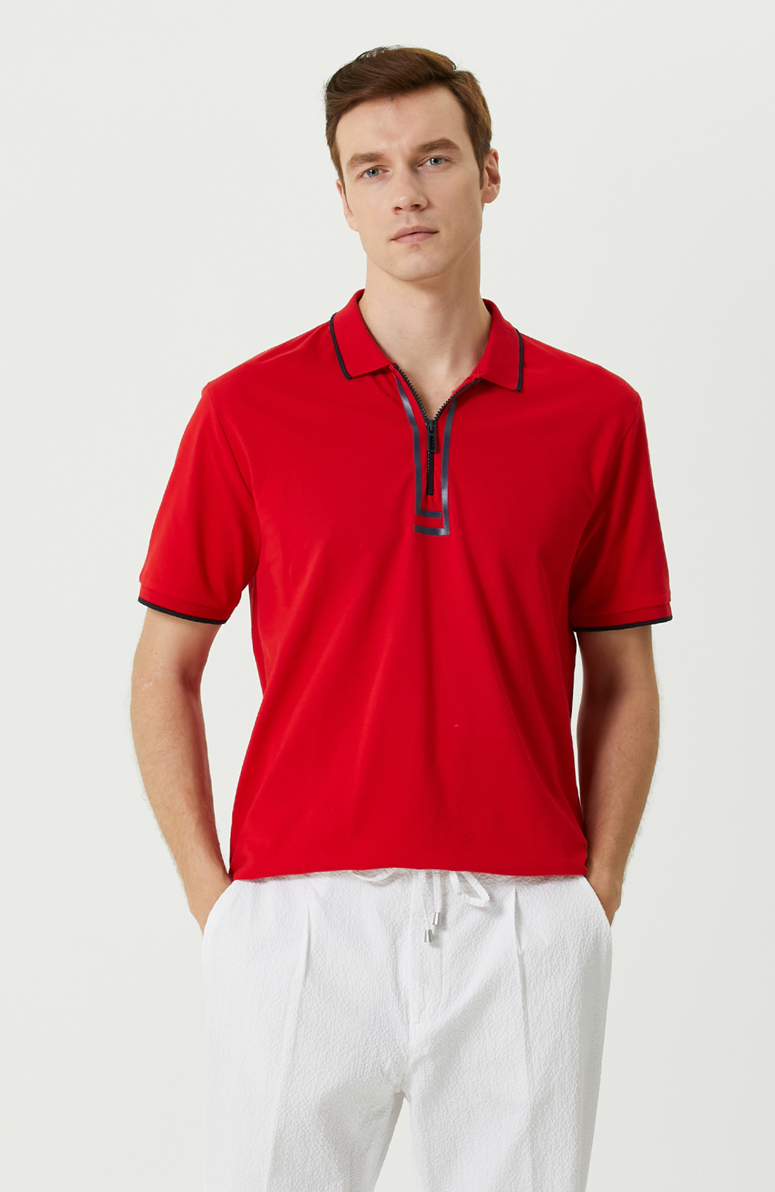 Slim Fit Kırmızı T-shirt