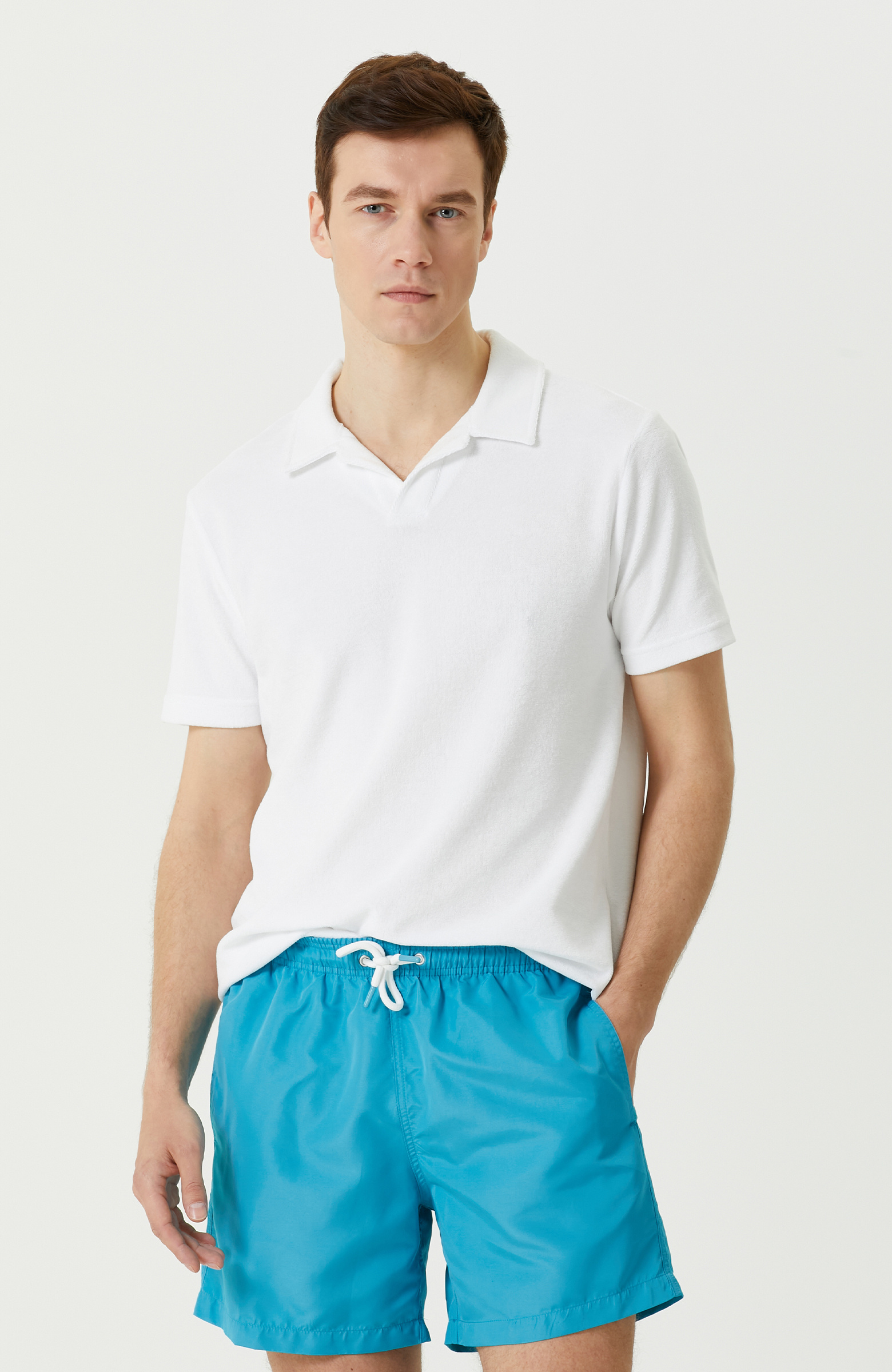 Comfort Fit Comfort Beyaz T-Shirt