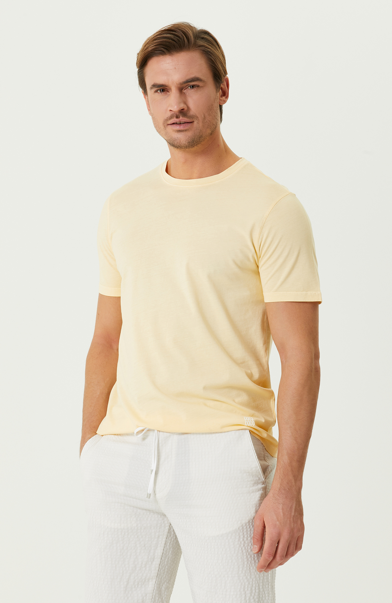 Comfort Fit Sarı T-shirt