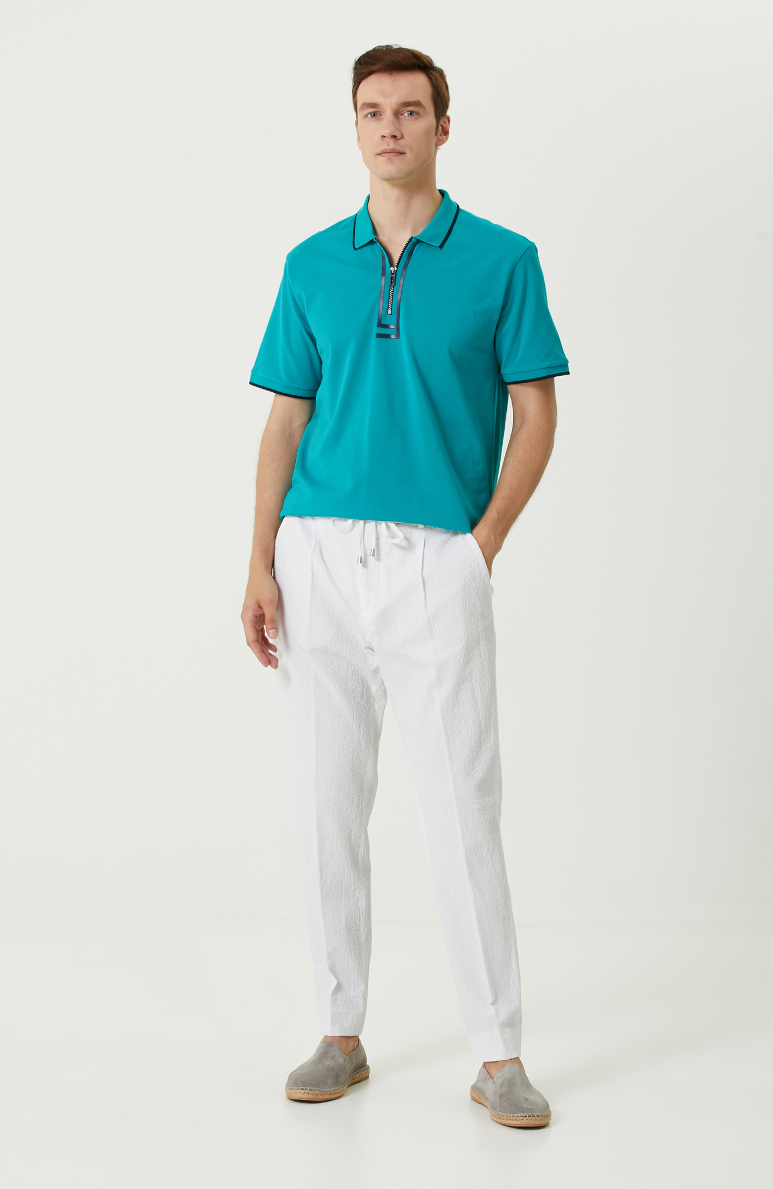 Jogger Fit Beyaz Pantolon Jogger Fit Beyaz Pantolon