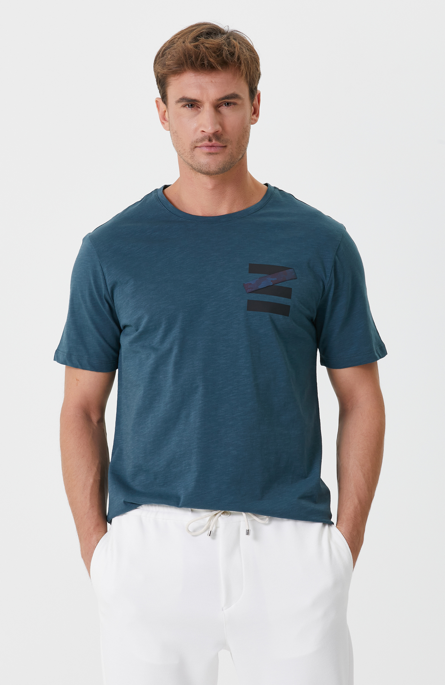 Slim Fit Petrol T-shirt
