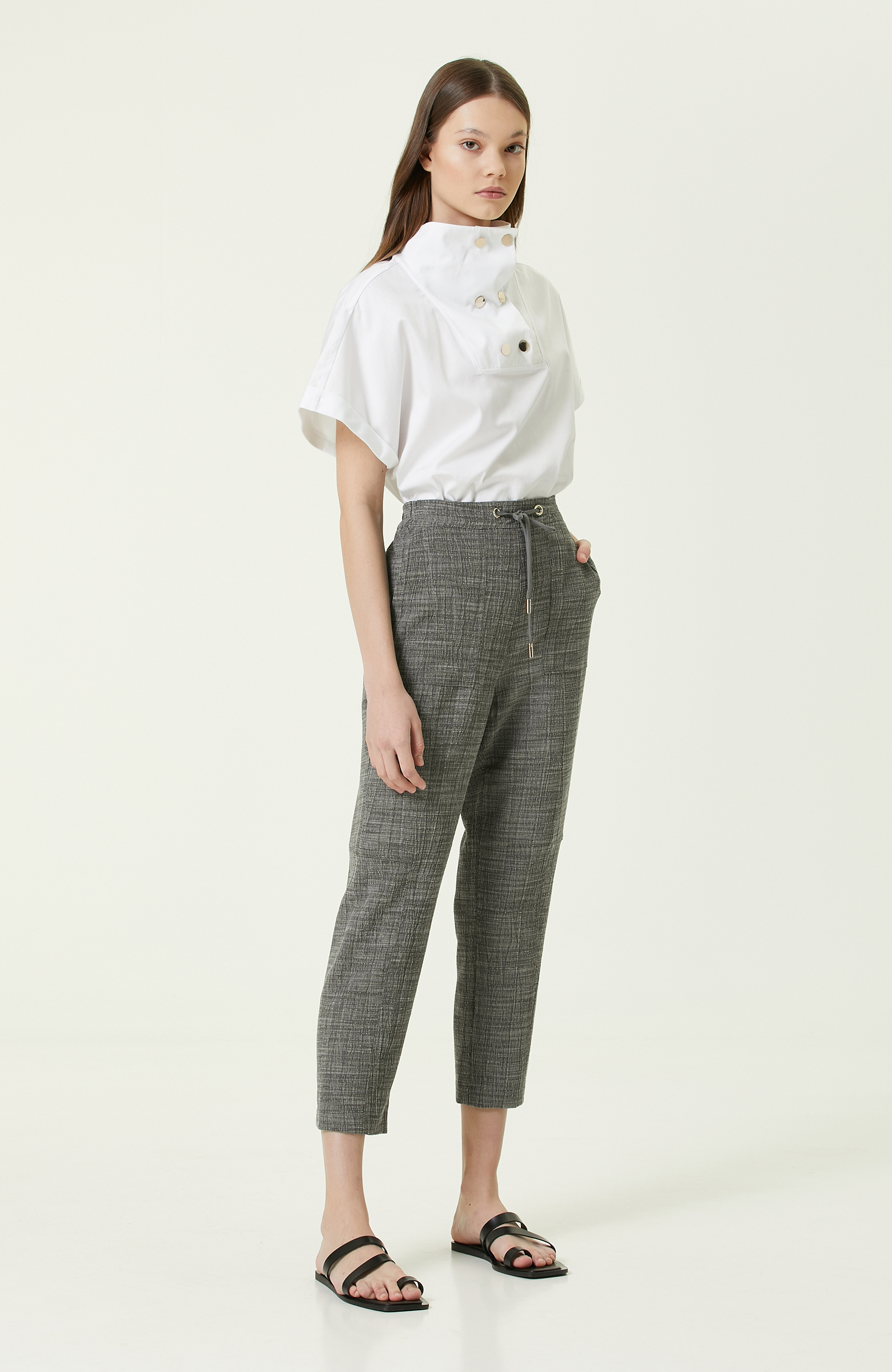 Regular Fit Antrasit Pantolon