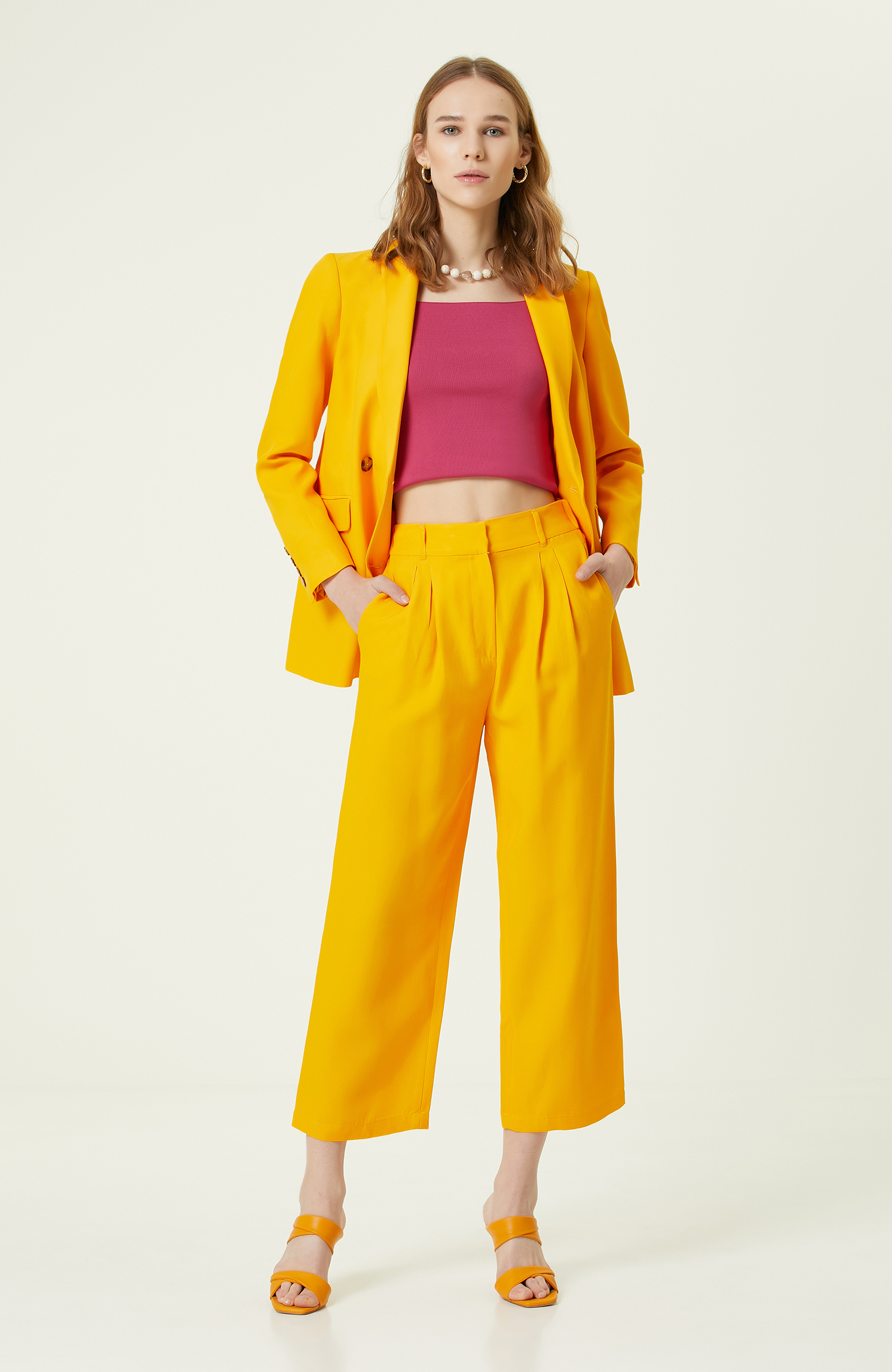 Regular Fit Kayısı Pantolon Regular Fit Kayısı Pantolon
