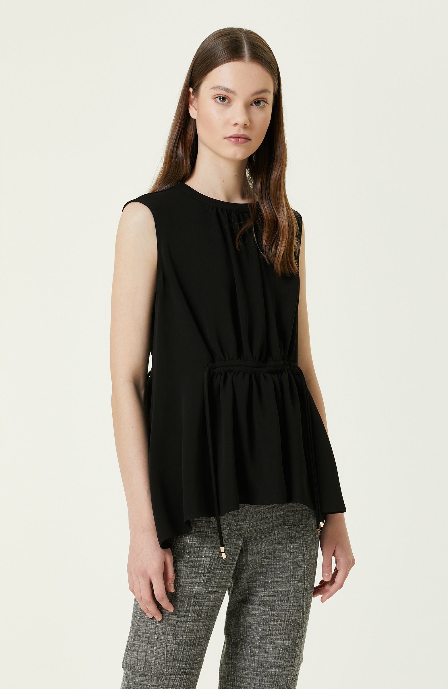 Regular Fit Siyah Bluz