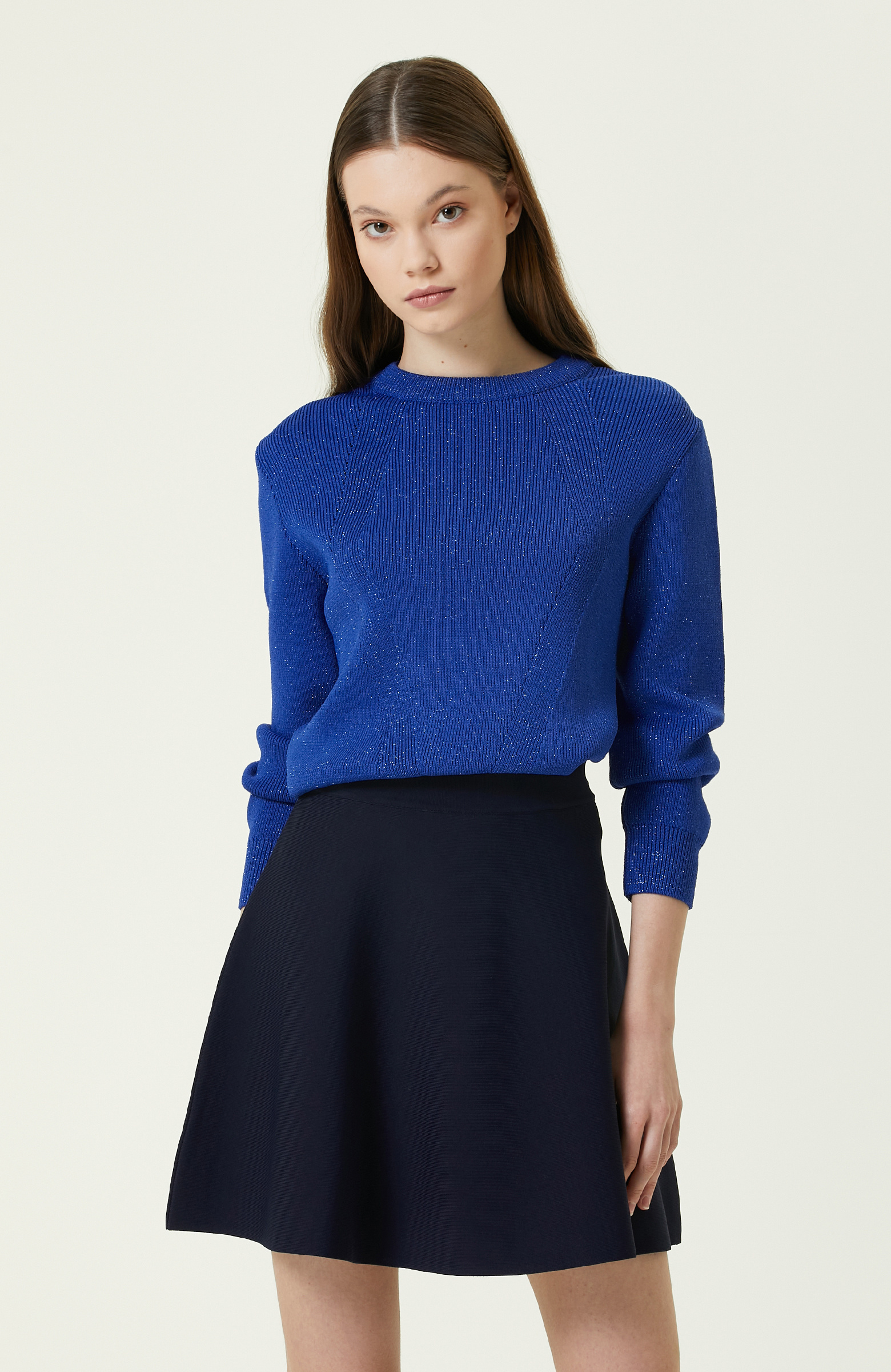 Basic Fit Mavi Kazak Basic Fit Mavi Kazak