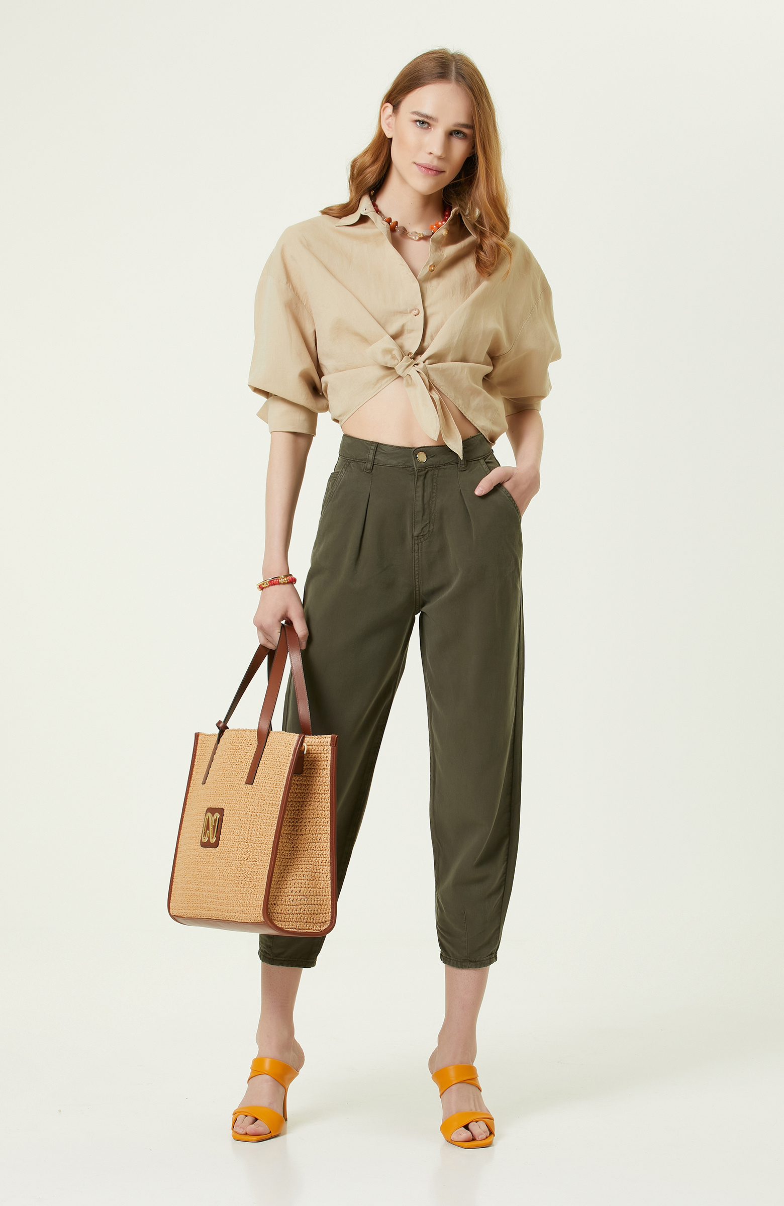 Basic Fit Haki Pantolon Basic Fit Haki Pantolon