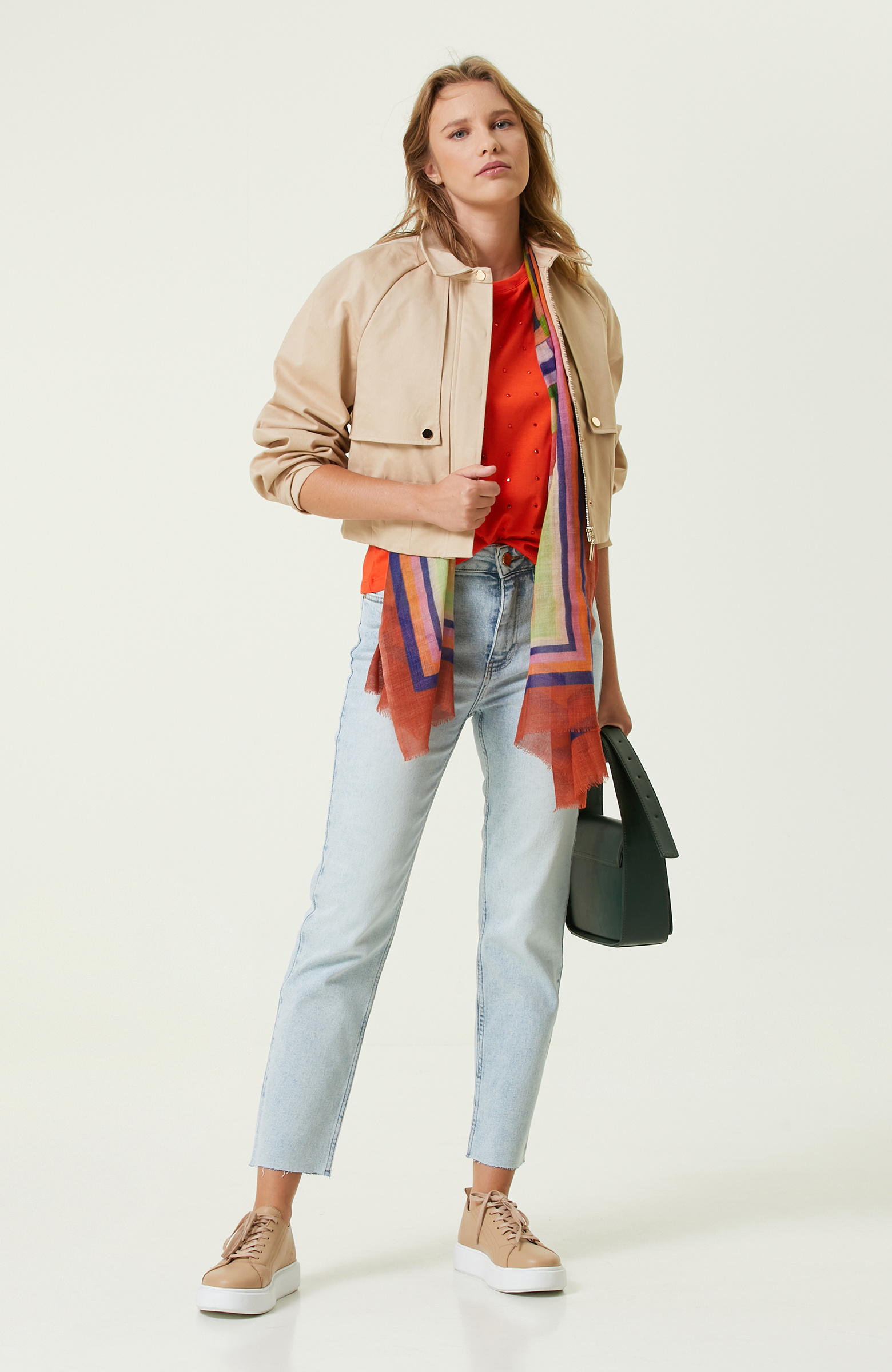 Basic Fit Mavi Denim Pantolon