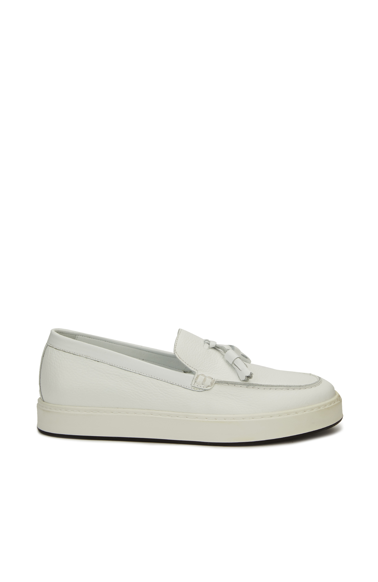 Beyaz Erkek Deri Loafer Beyaz Erkek Deri Loafer