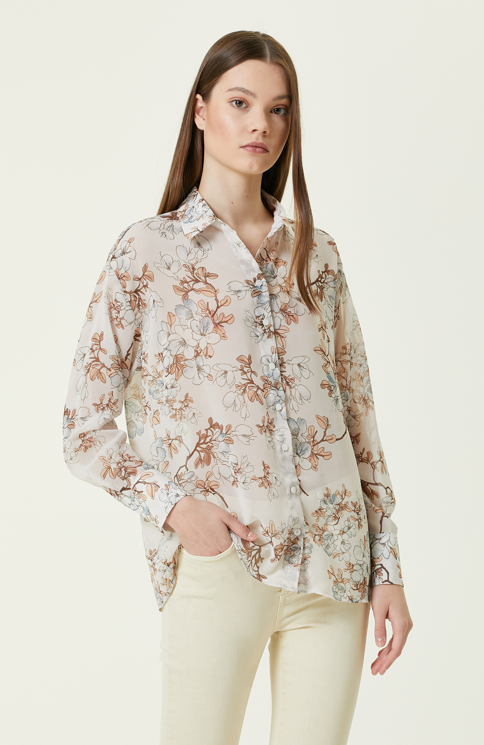 Basic Fit Mavi Gri Gömlek