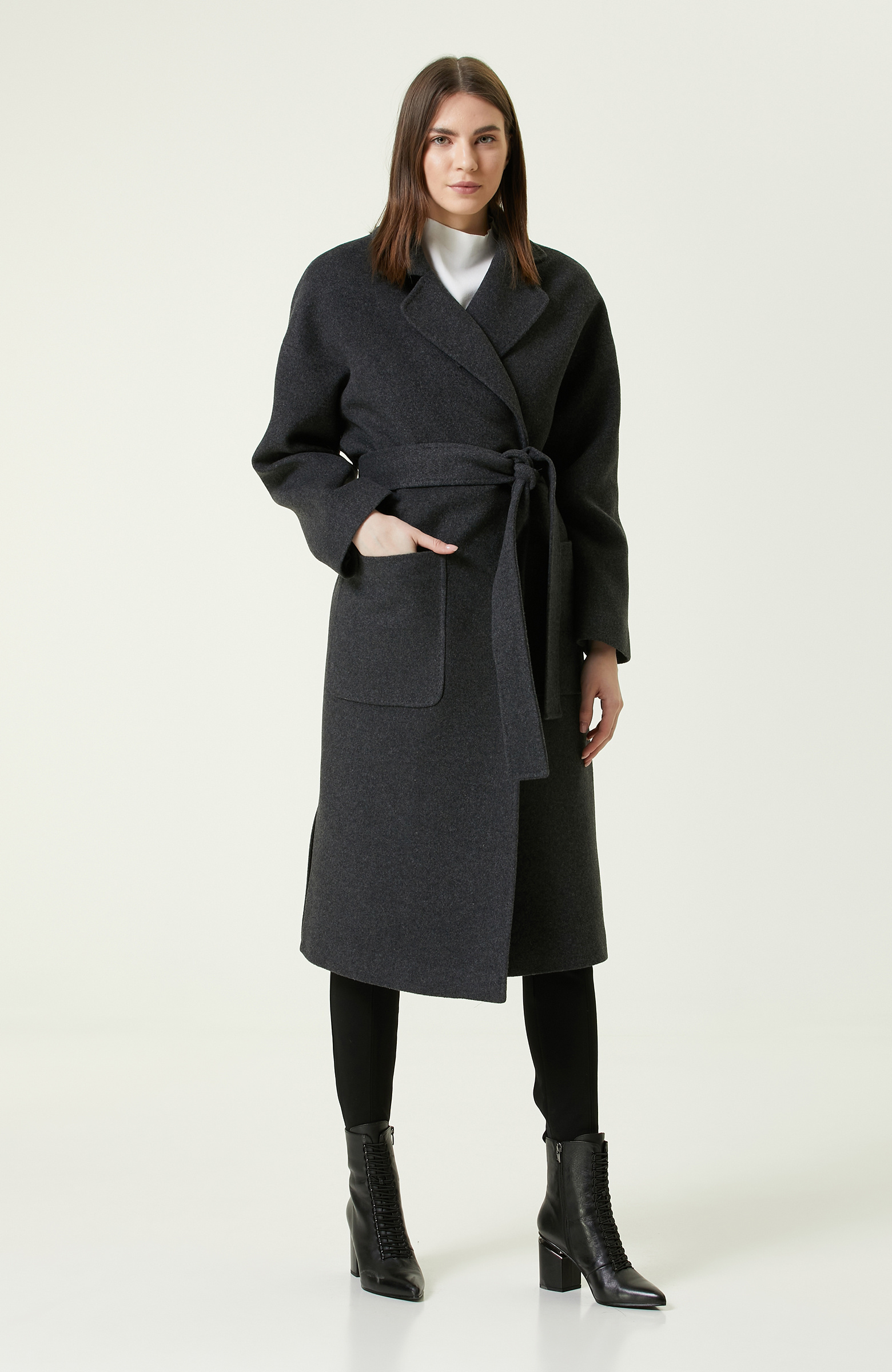 Regular Fit Antrasit Kaban