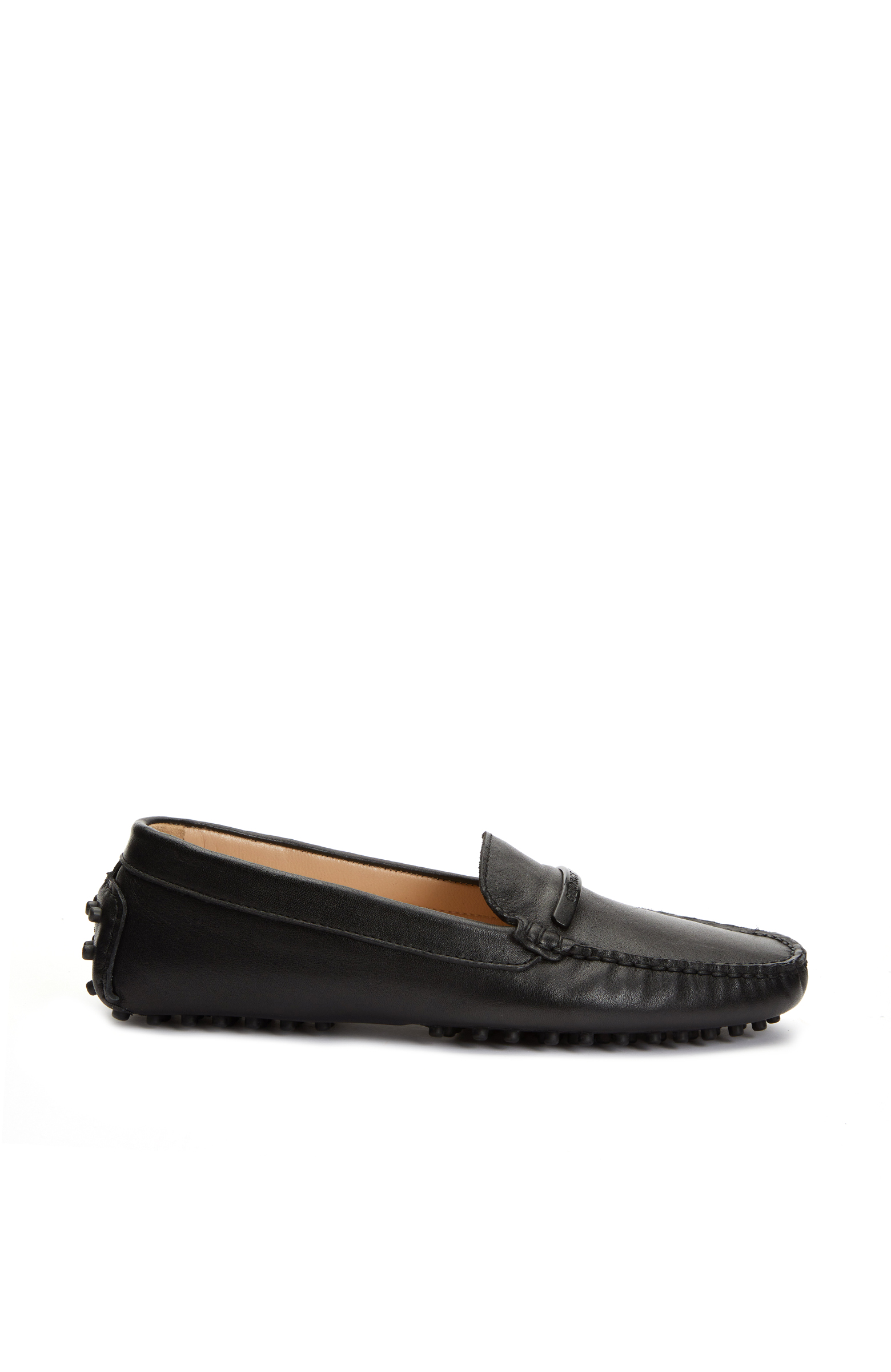 Siyah Kadın Deri Loafer