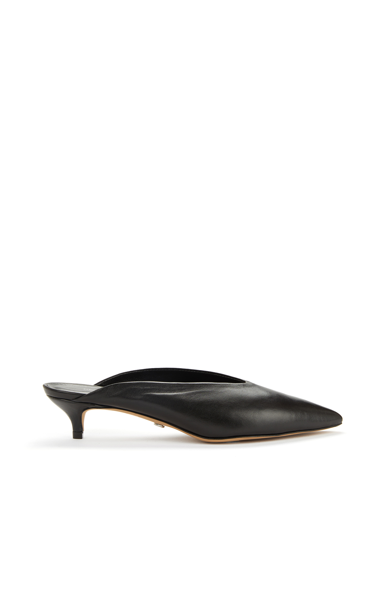 Siyah Kadın Deri Terlik