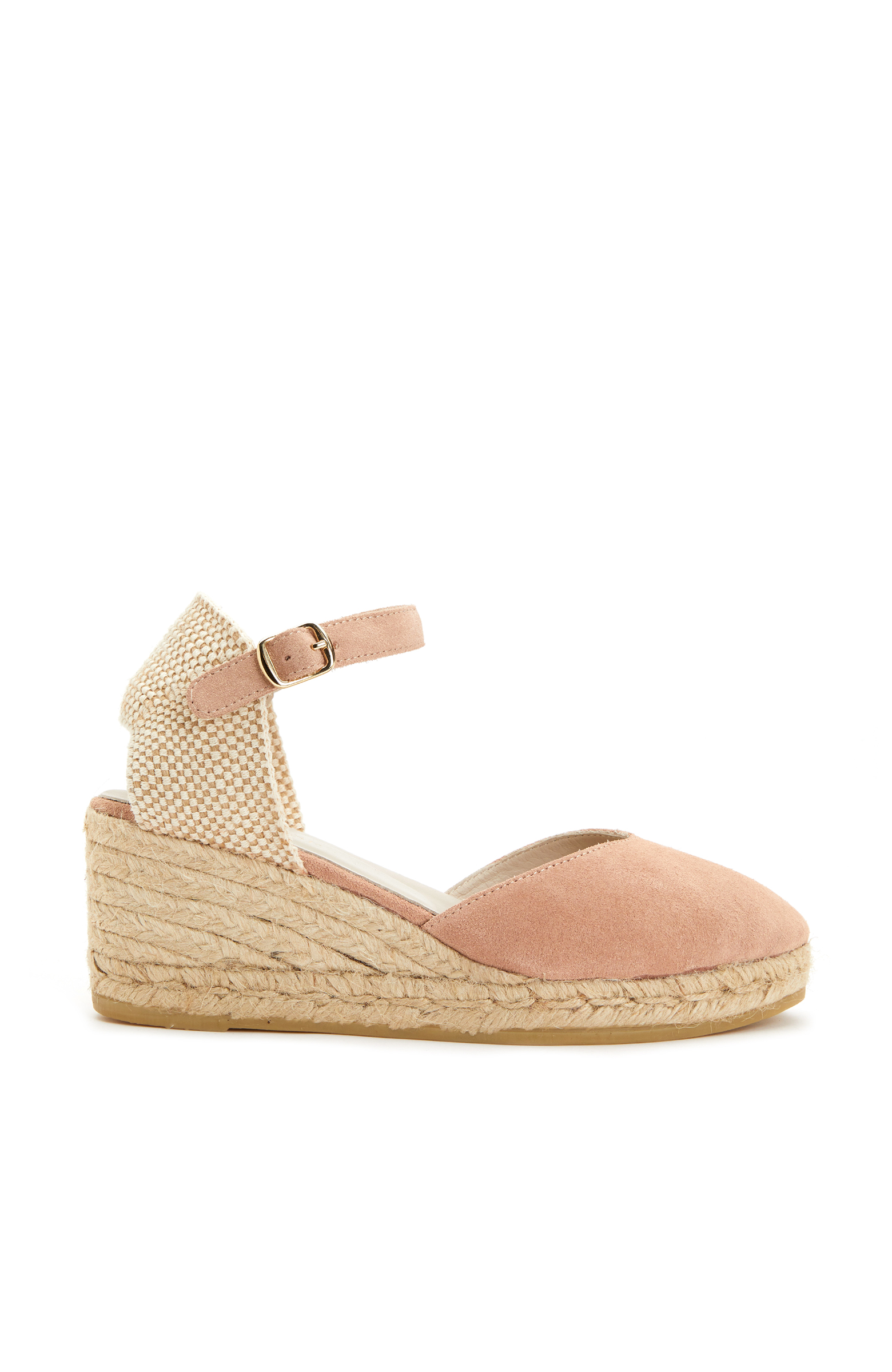 Pudra Rengi Kadın Süet Espadril Pudra Rengi Kadın Süet Espadril