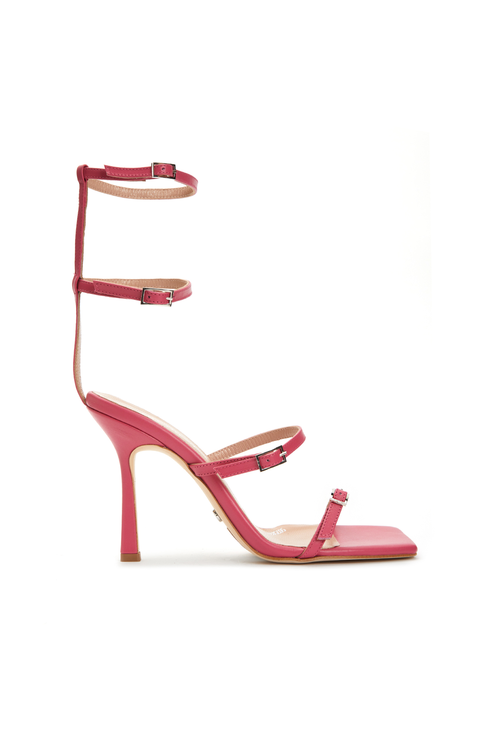 Fuşya Kadın Deri Sandalet Fuşya Kadın Deri Sandalet