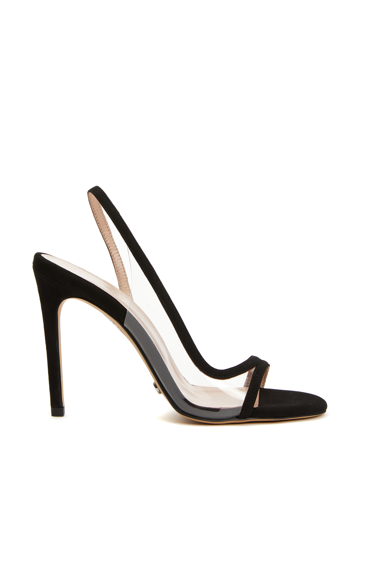 Siyah Kadın Süet Sandalet