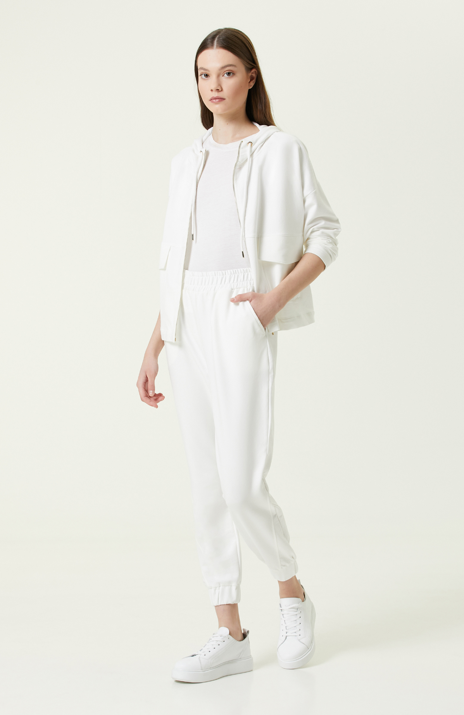 Basic Fit Ekru Eşofman