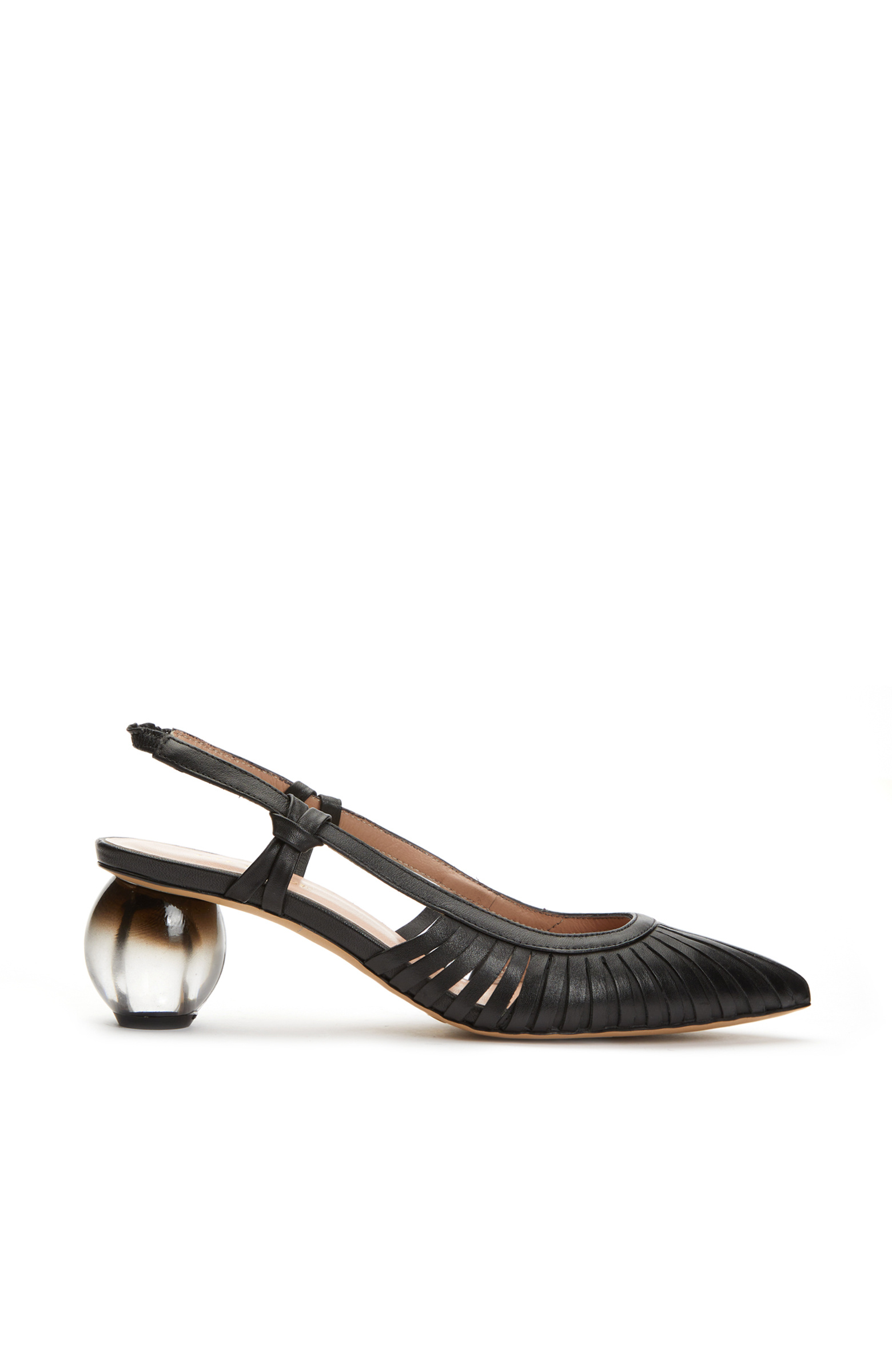 Siyah Kadın Deri Gova