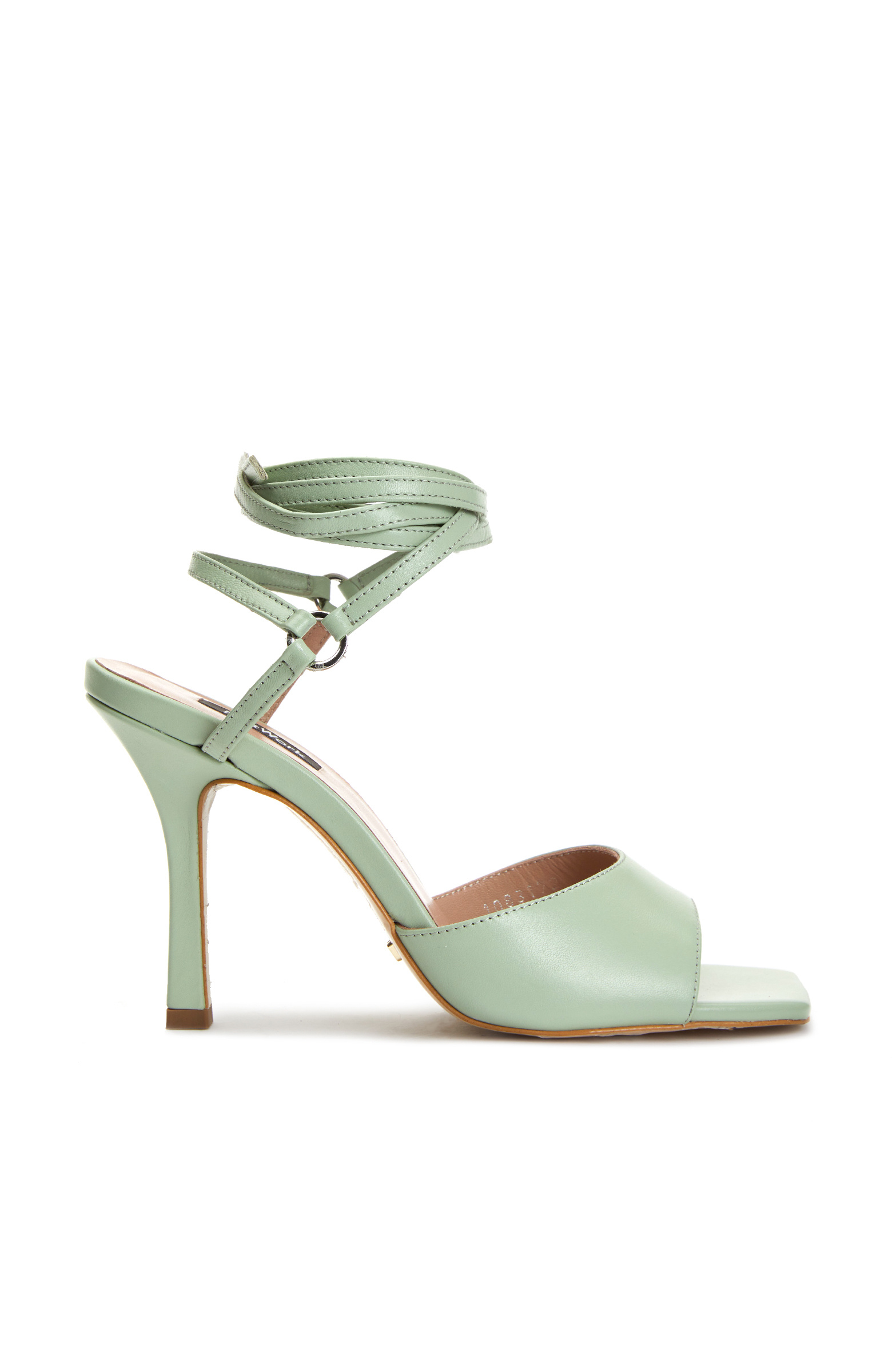 Yeşil Kadın Deri Sandalet