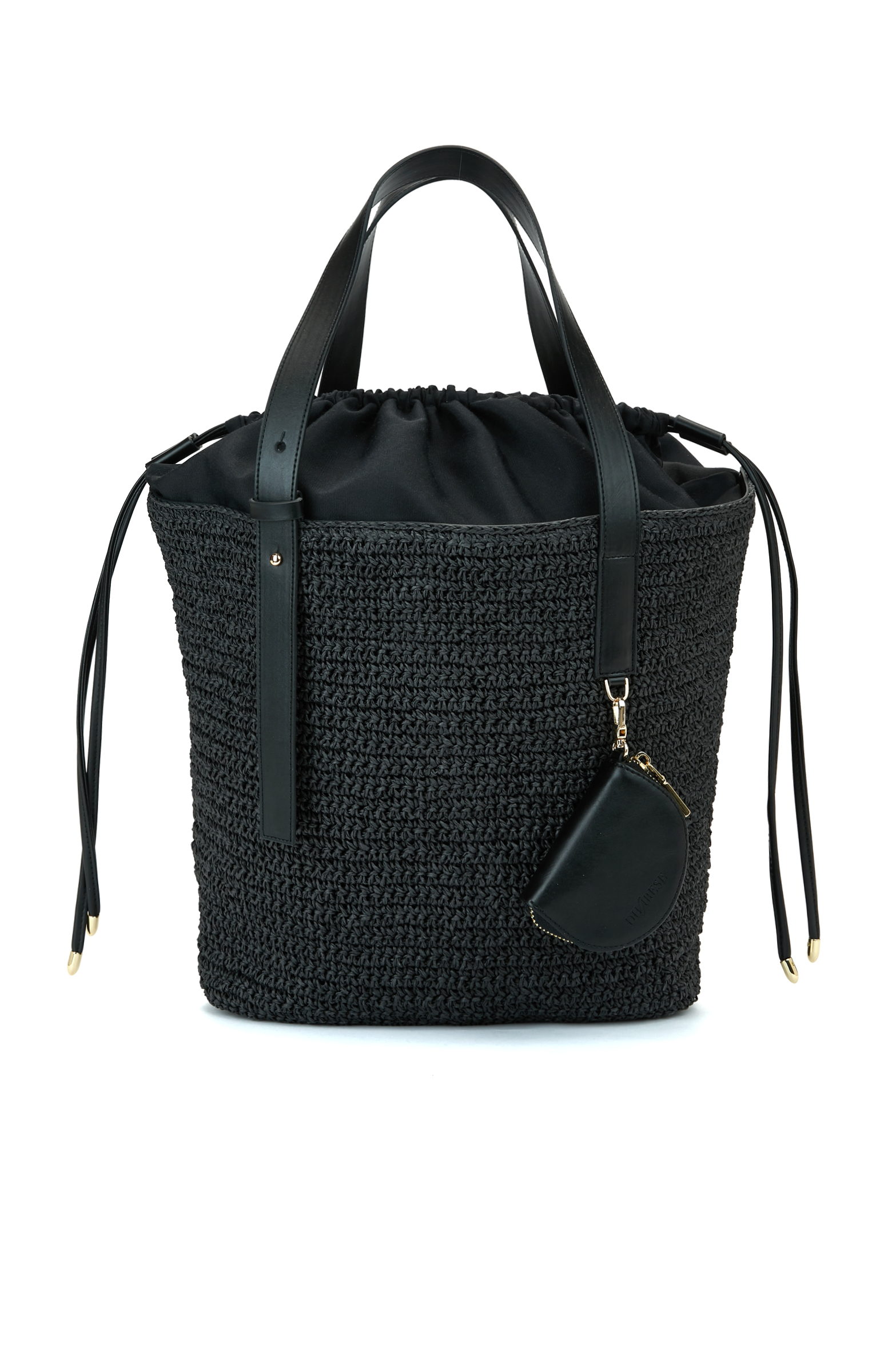 Siyah Kadın Hasır Çanta