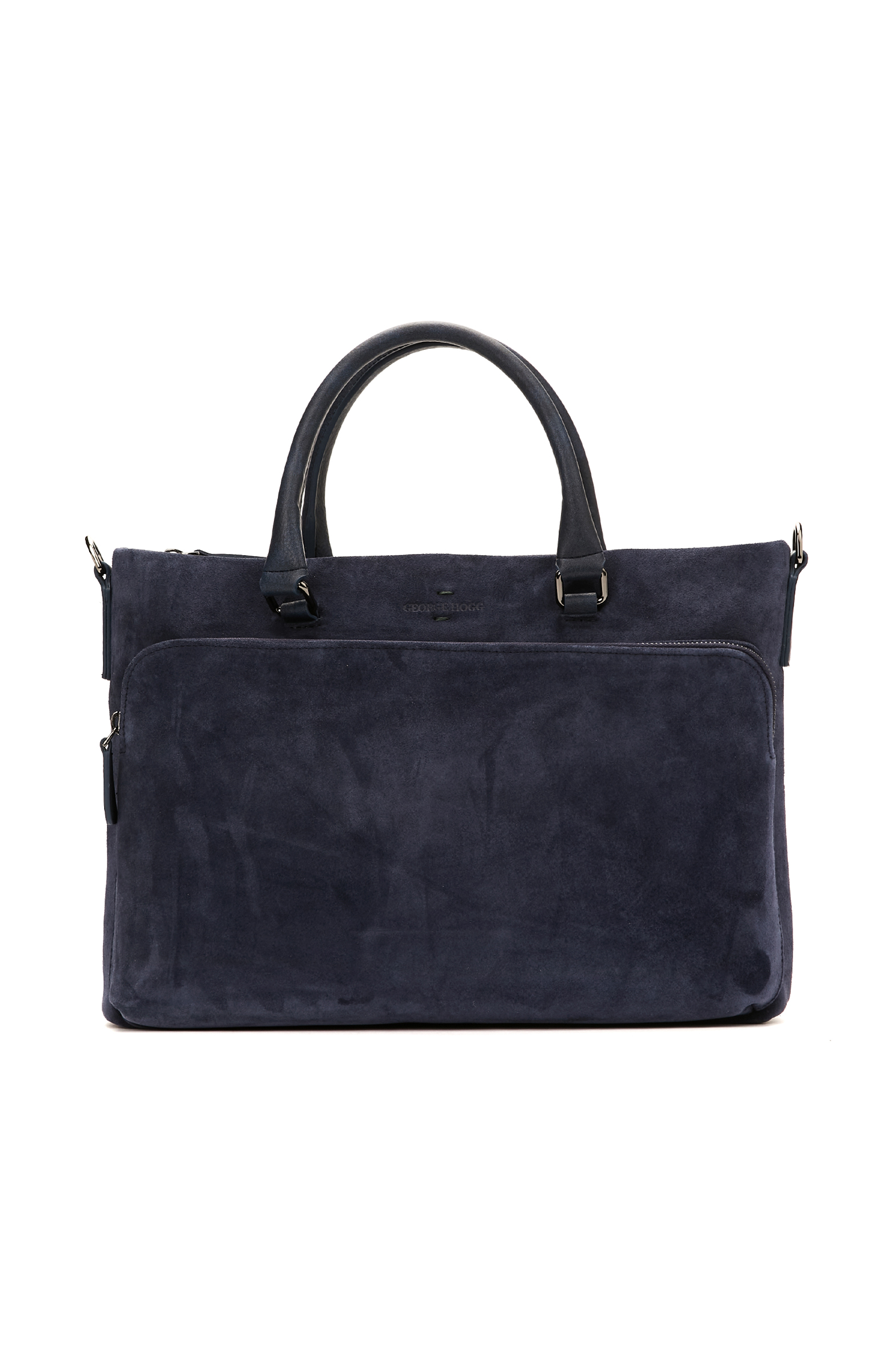 Lacivert Erkek Deri Laptop Çantası