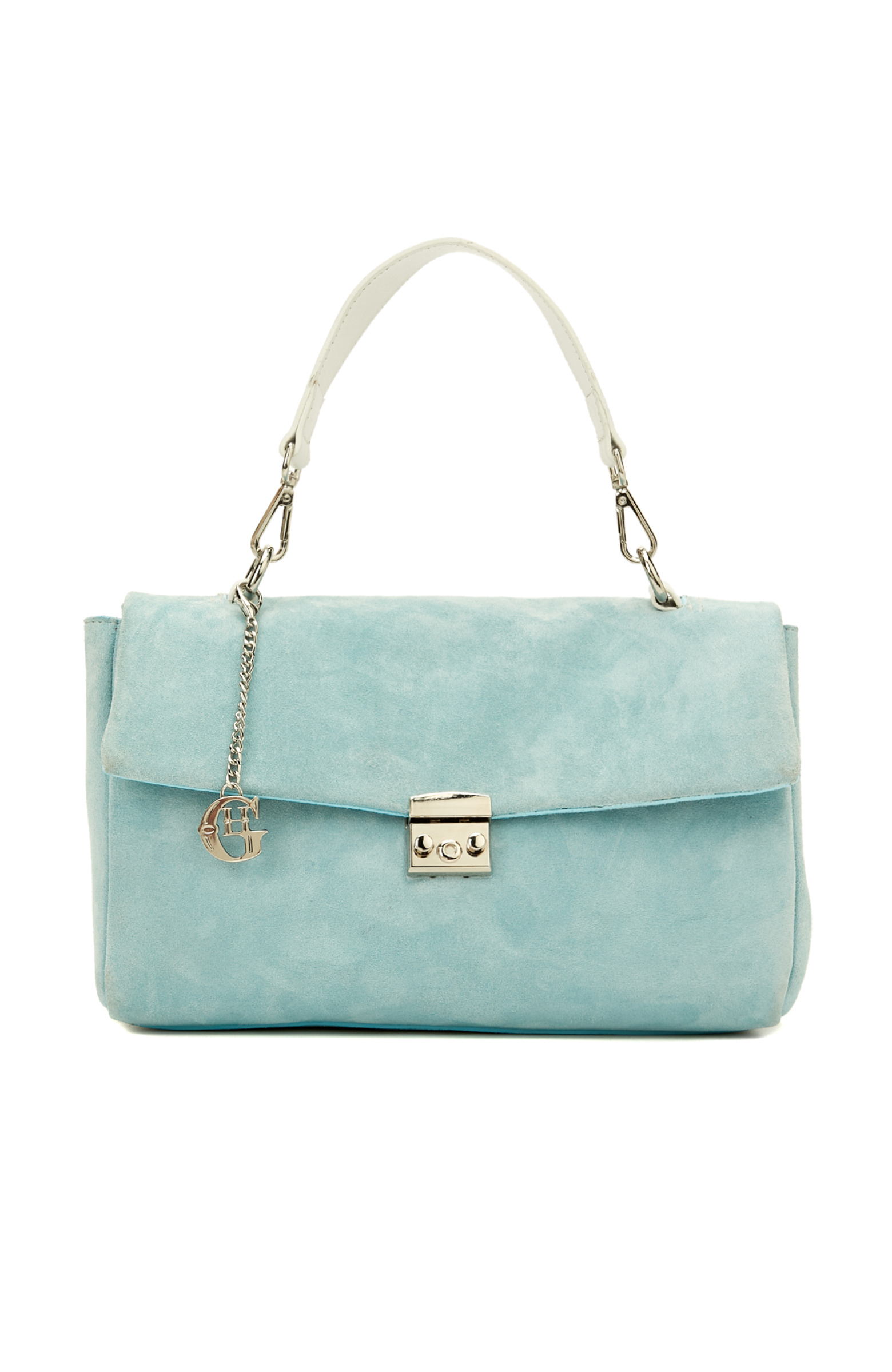 Mavi Kadın Süet Çanta