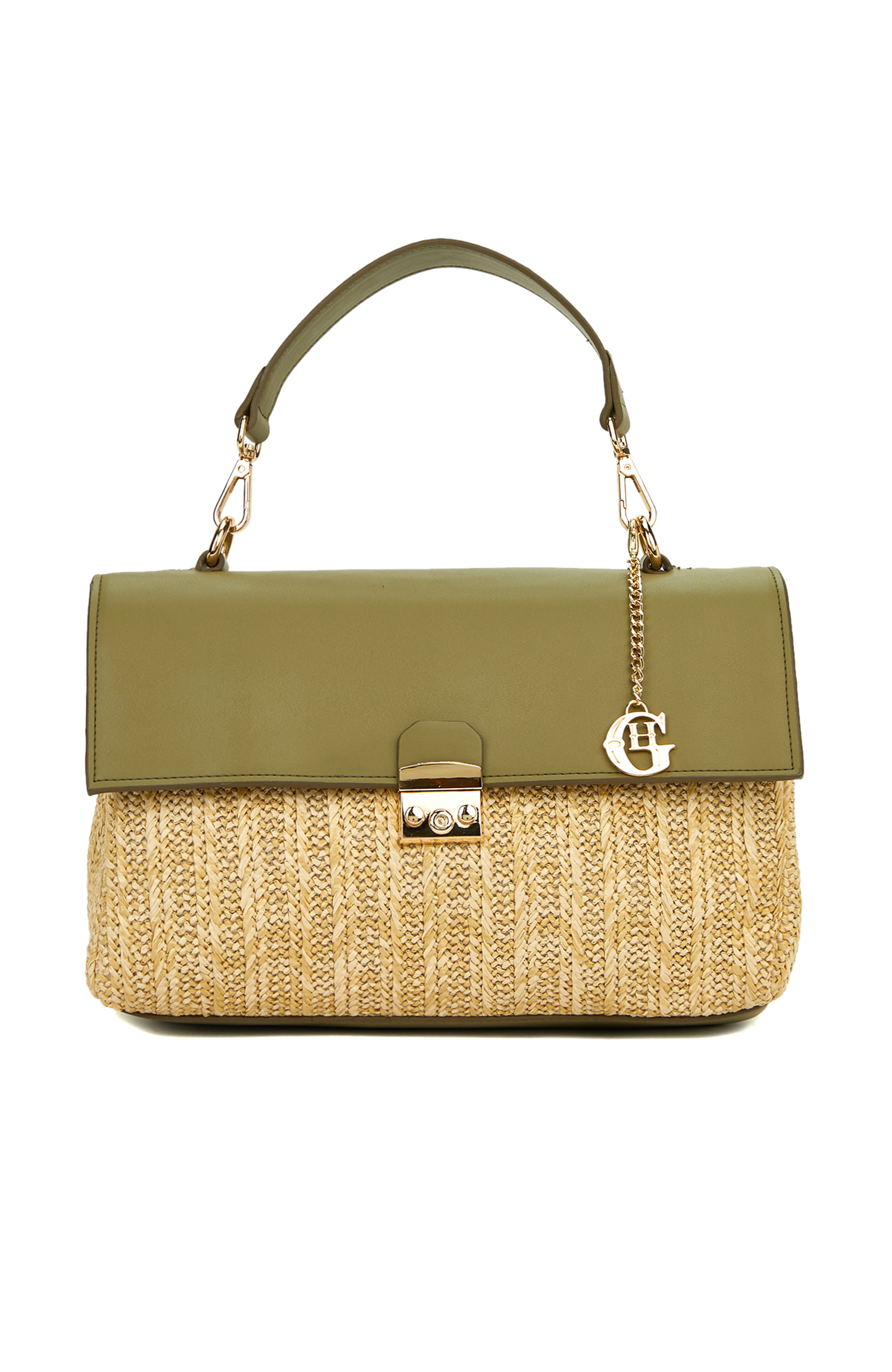 Yeşil Kadın Hasır Çanta Yeşil Kadın Hasır Çanta