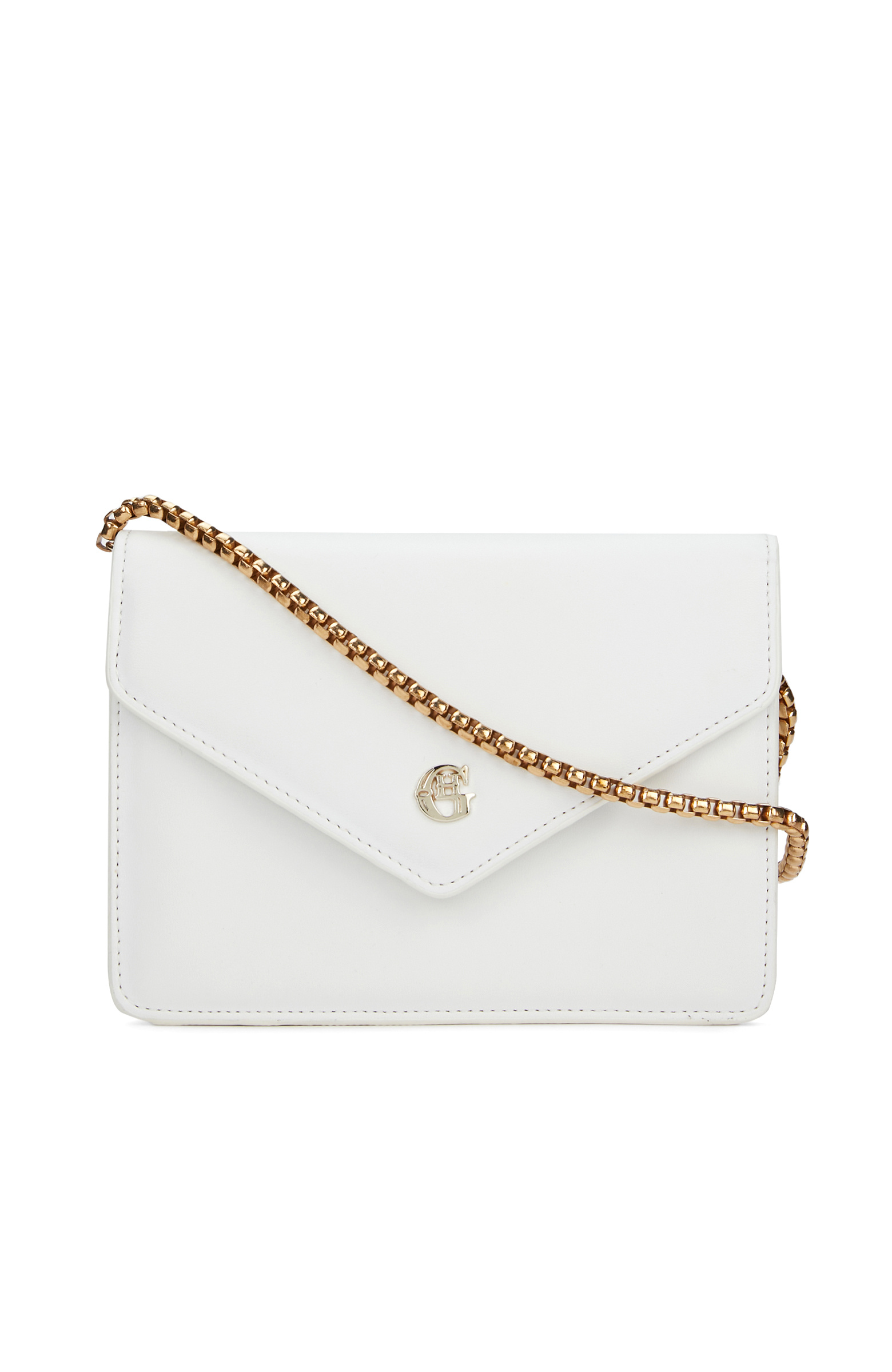 Beyaz Kadın Postacı Çantası