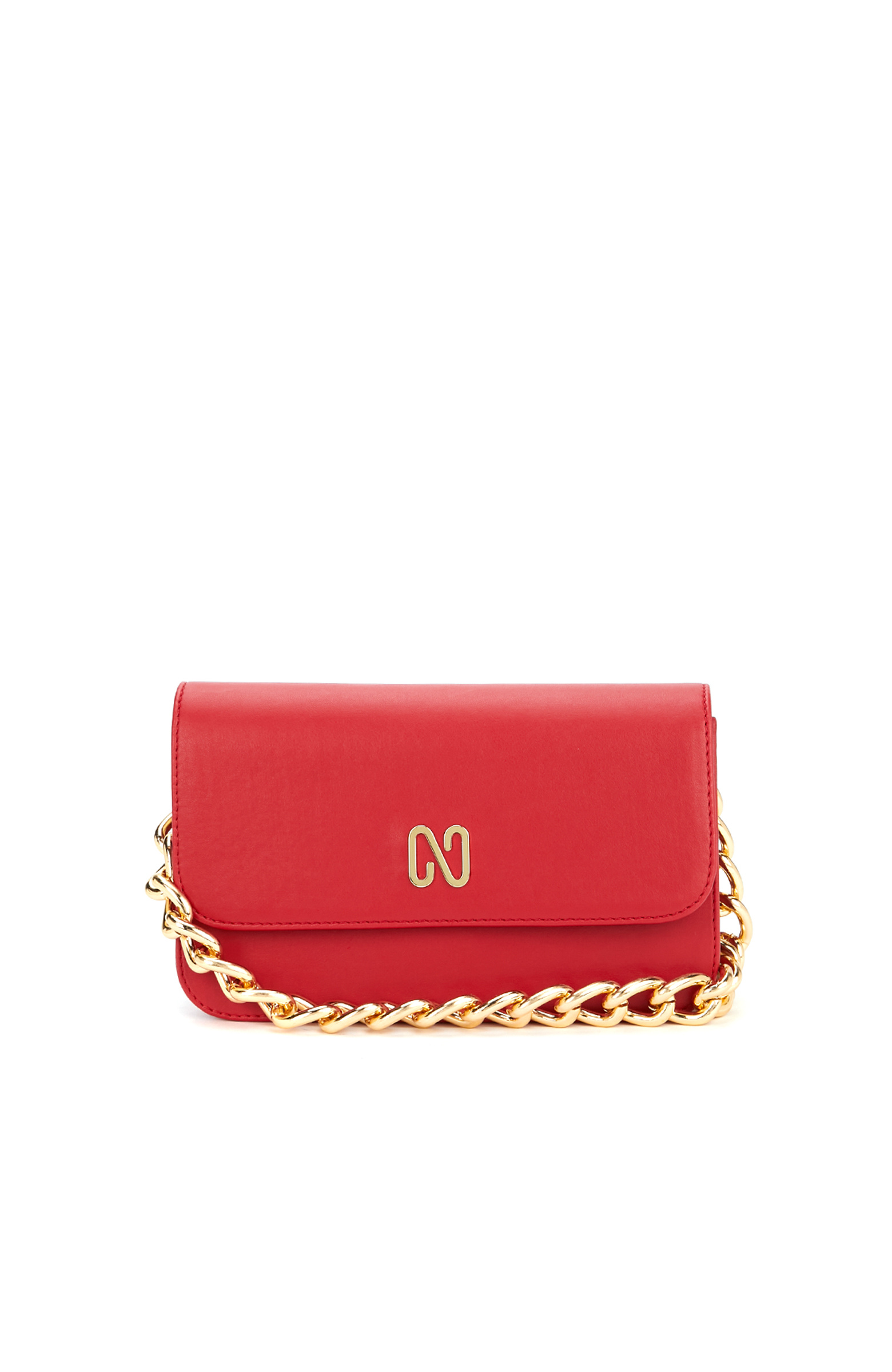 Kırmızı Logolu Kadın El Çantası