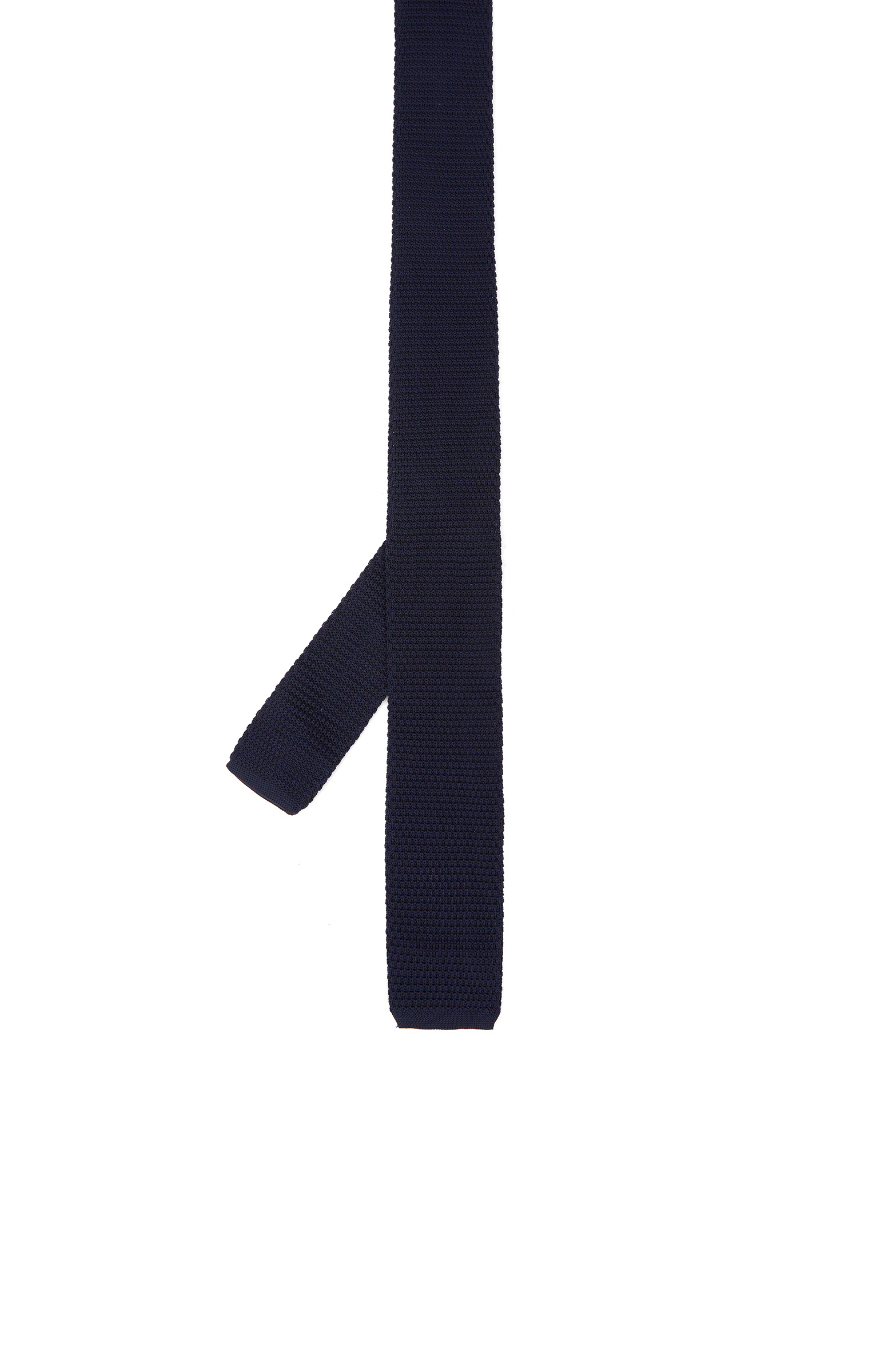 Lacivert Örgü Dokulu Kravat