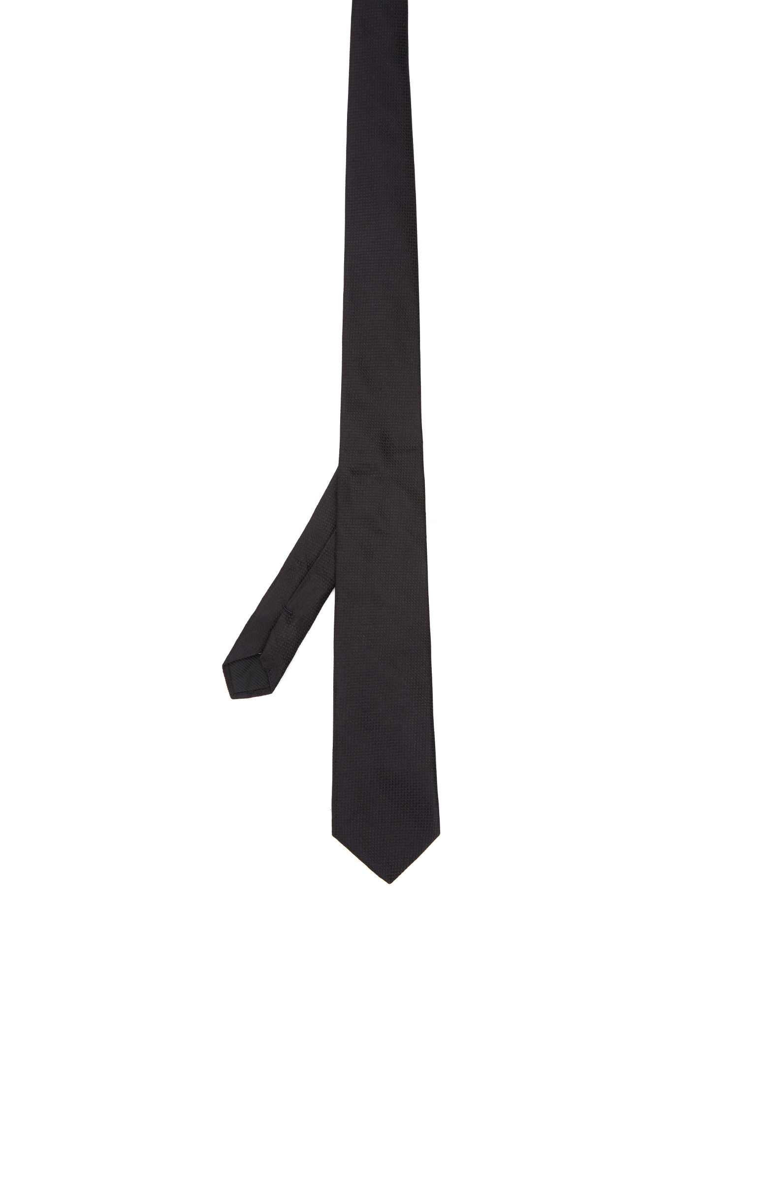 Siyah Desenli İpek Kravat