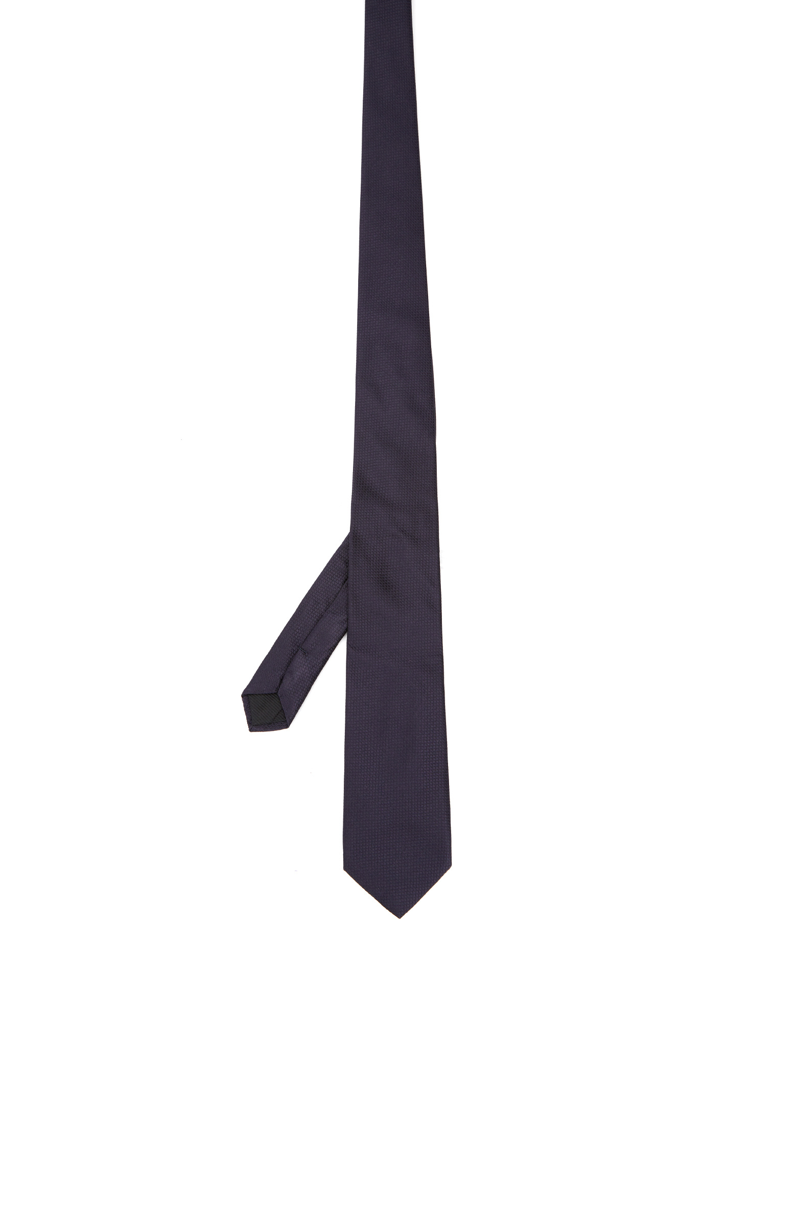 Lacivert Desenli İpek Kravat