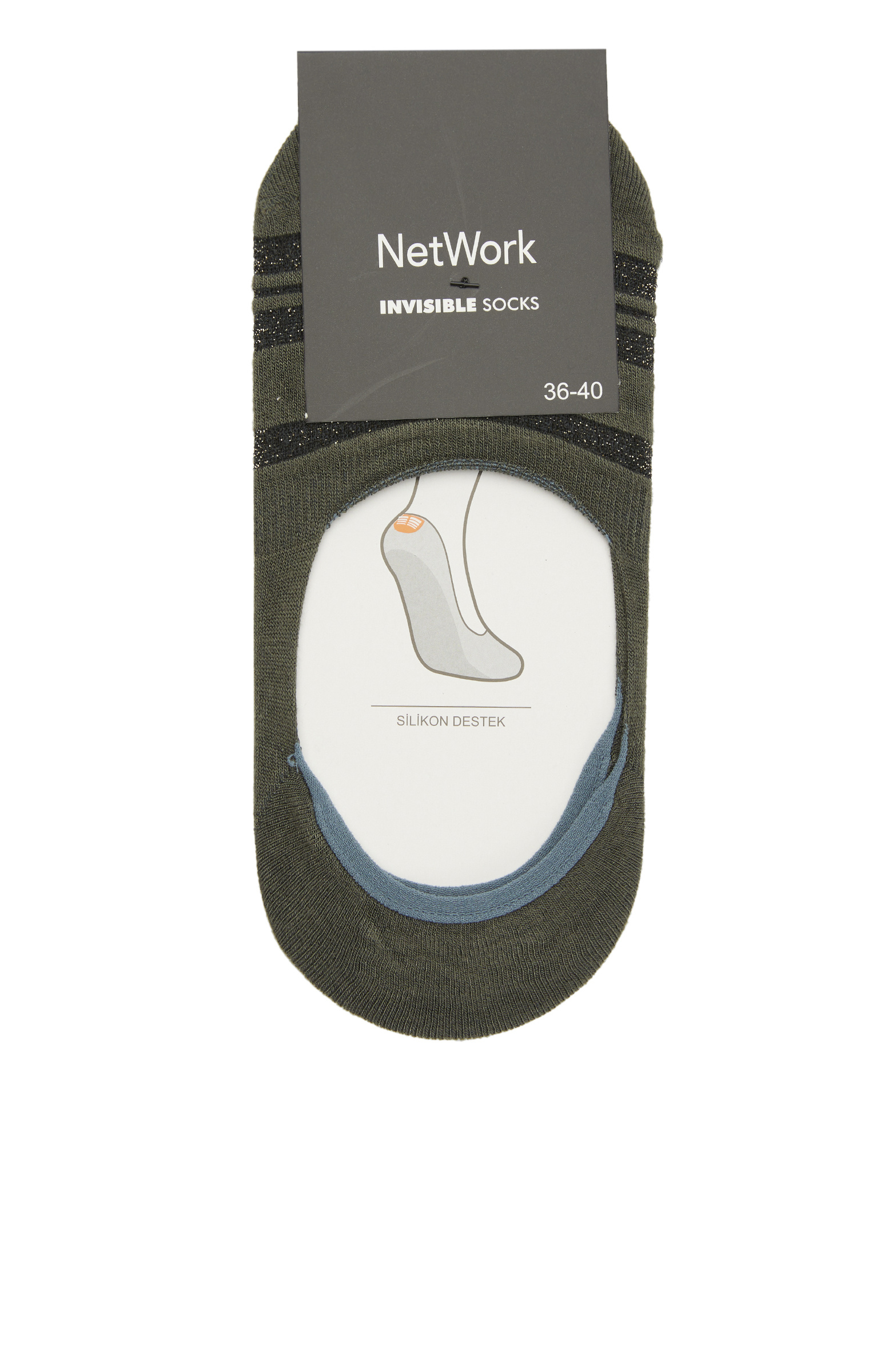 Haki Kadın Bambu Çorap Haki Kadın Bambu Çorap