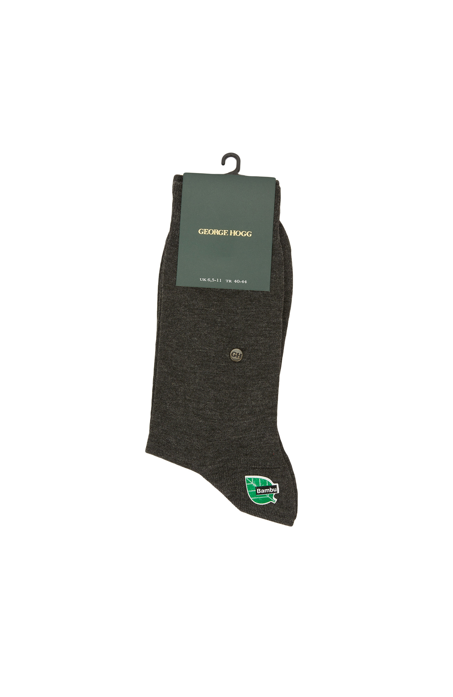 Antrasit Erkek Bambu Çorap