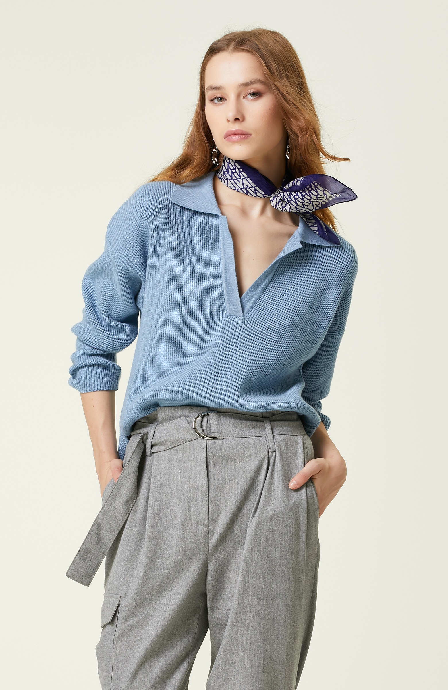 Basic Fit Mavi Kazak