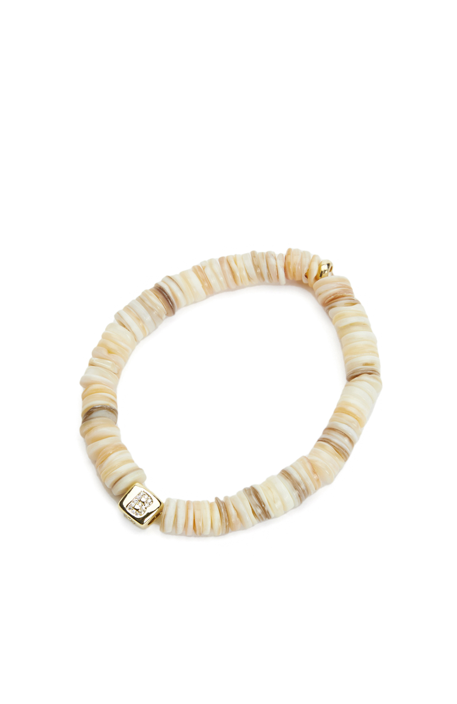 Bej Taşlı Kadın Bileklik