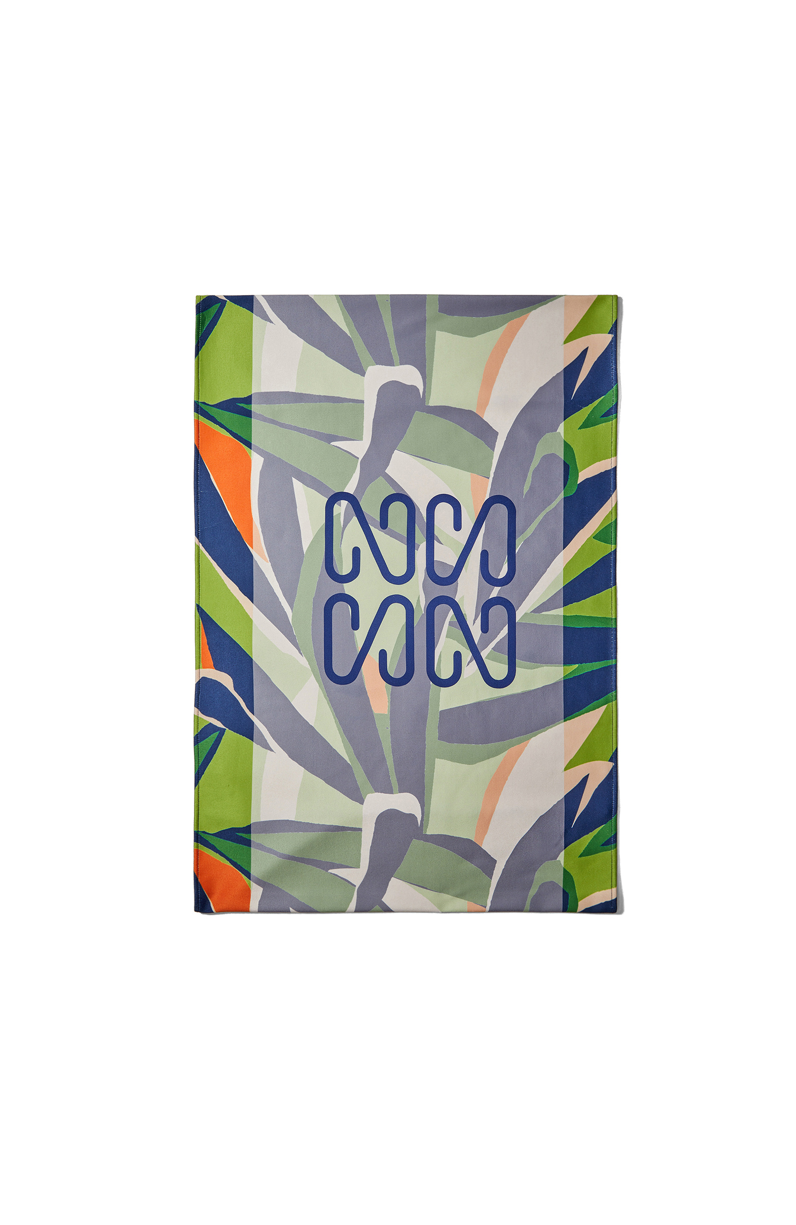 Yeşil Lacivert Desenli Havlu Yeşil Lacivert Desenli Havlu