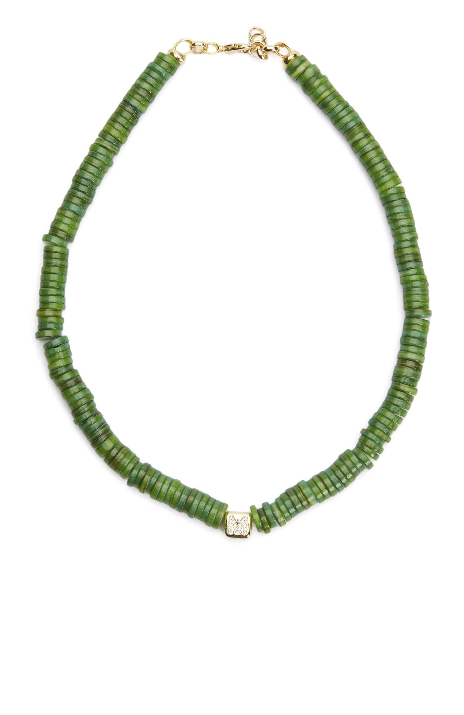 Yeşil Boncuklu Kadın Kolye Yeşil Boncuklu Kadın Kolye