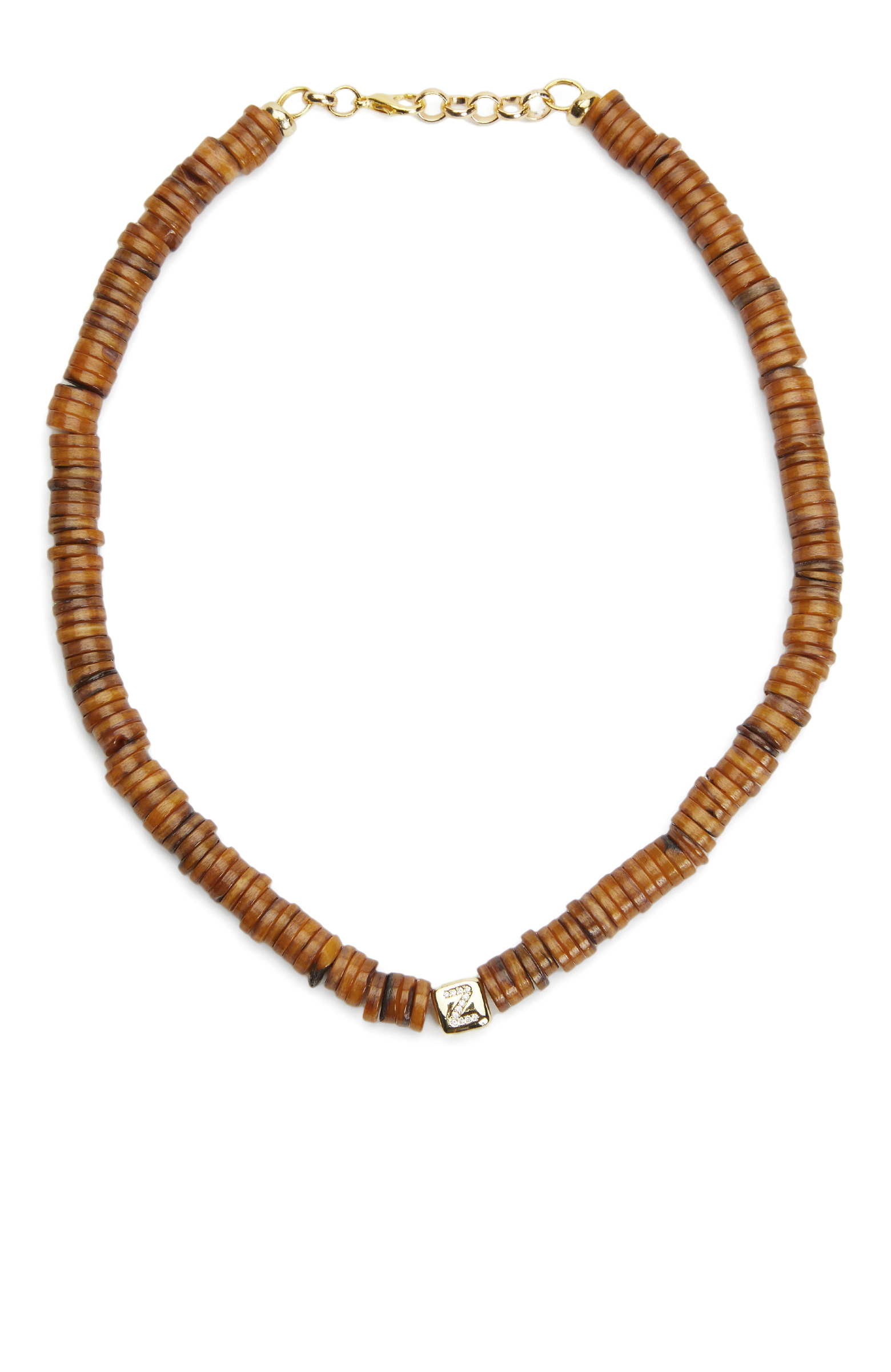 Kahverengi Boncuklu Kadın Kolye Kahverengi Boncuklu Kadın Kolye