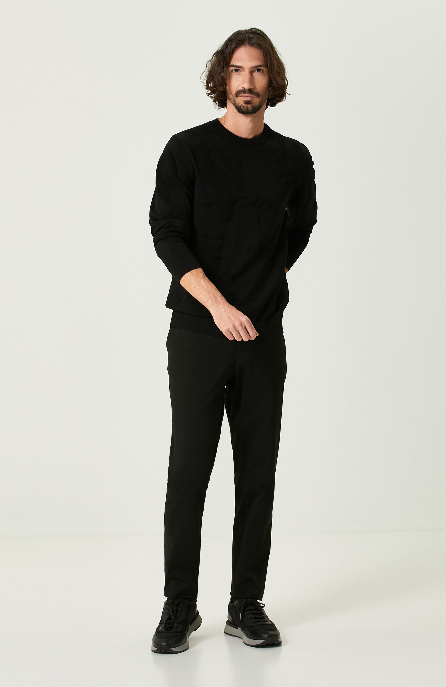 Slim Fit Siyah Pantolon